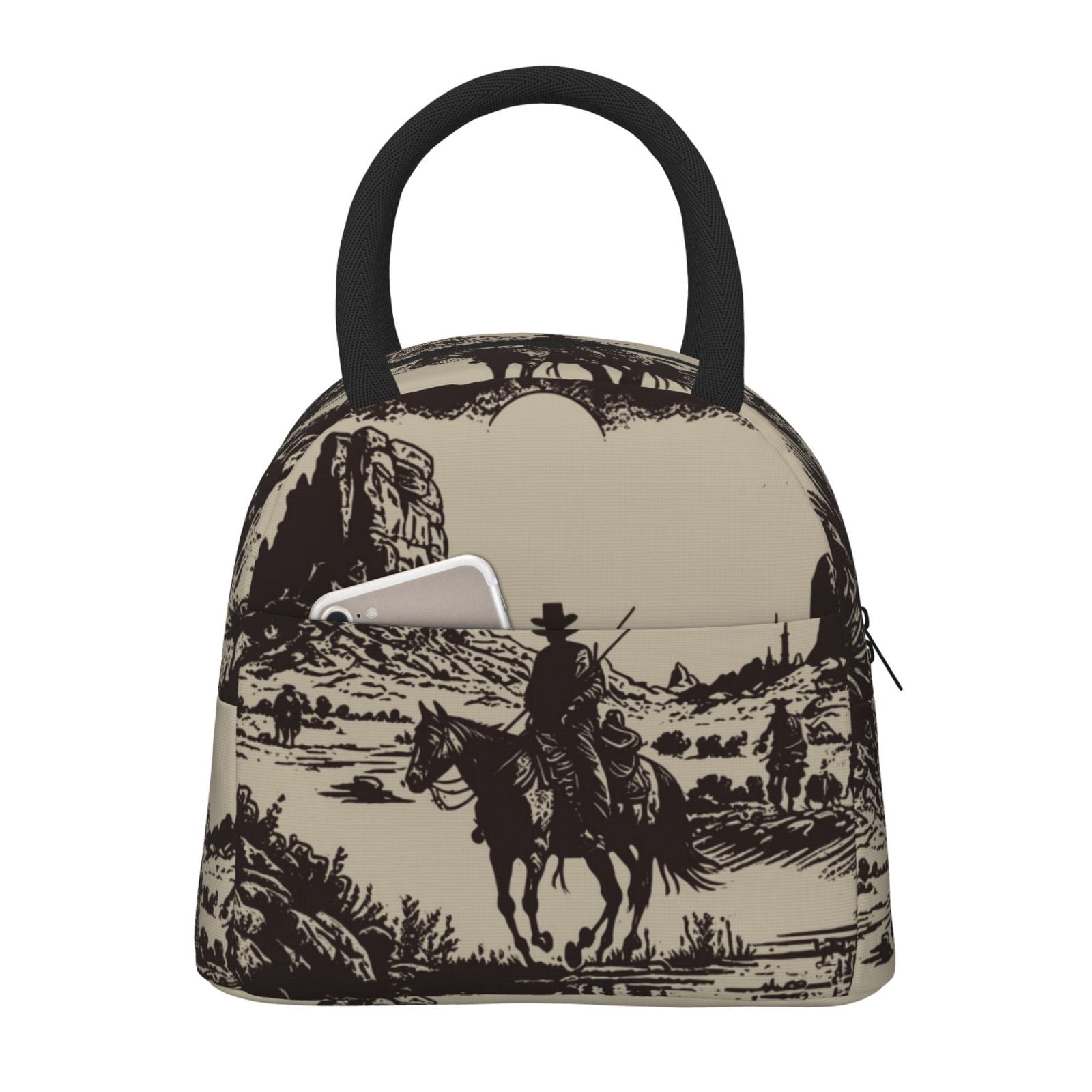 Hirioo Western Desert Cowboy for Eco-friendly Lunch Box,Leakproof Lunch ...