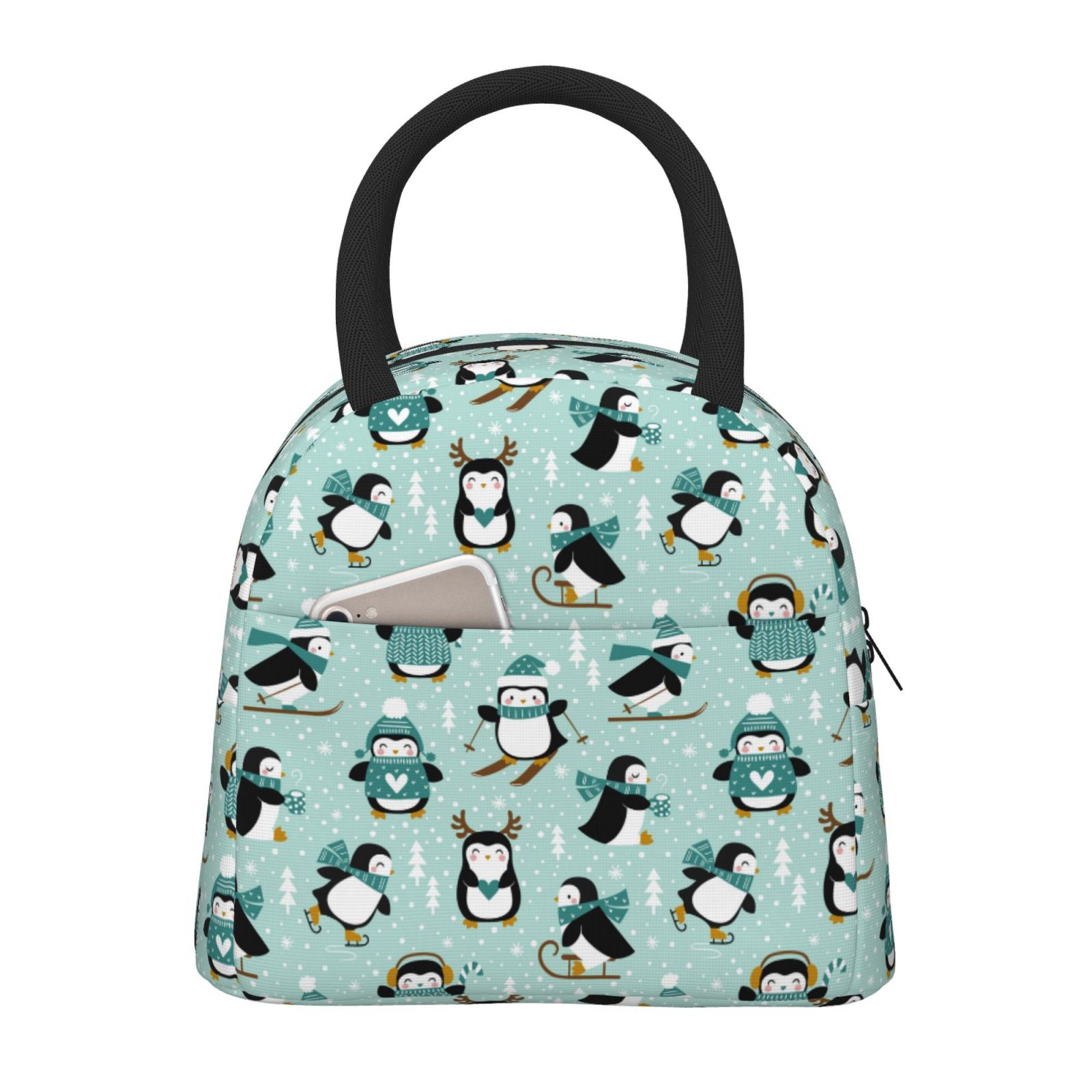 Hirioo Winter Skiing Penguin for Eco-friendly Lunch Box,Leakproof Lunch ...