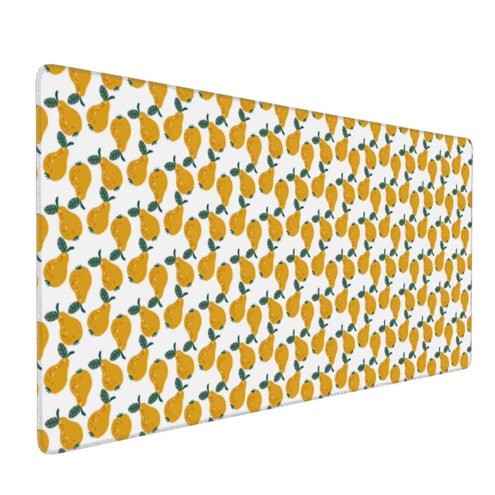 Hirioo Yellow Pears for Mouse Pad ,Anti-Slip Base, Durable Stitched ...