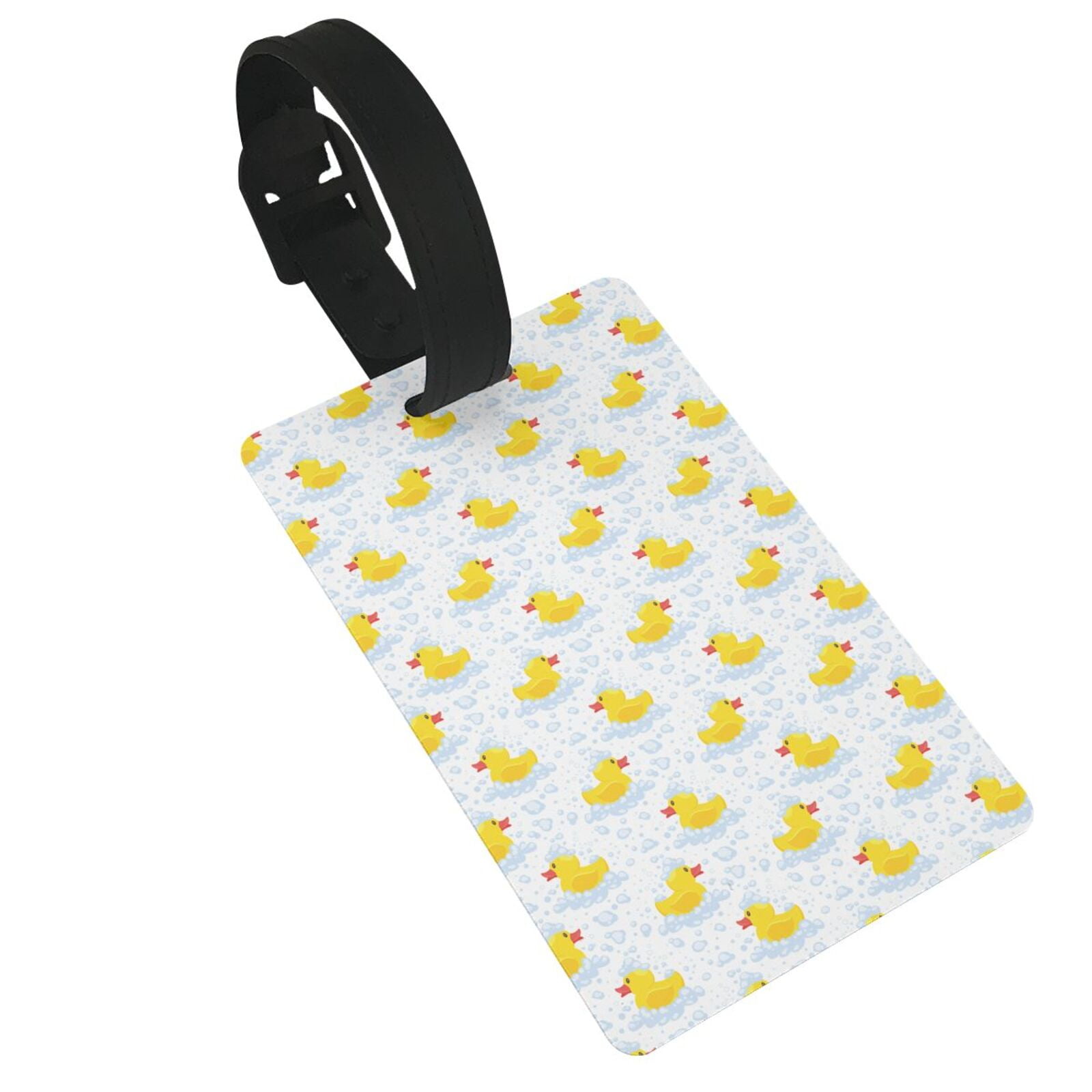 Hirioo Yellow Rubber Duck for Luggage ID Tag with Adjustable Strap ...