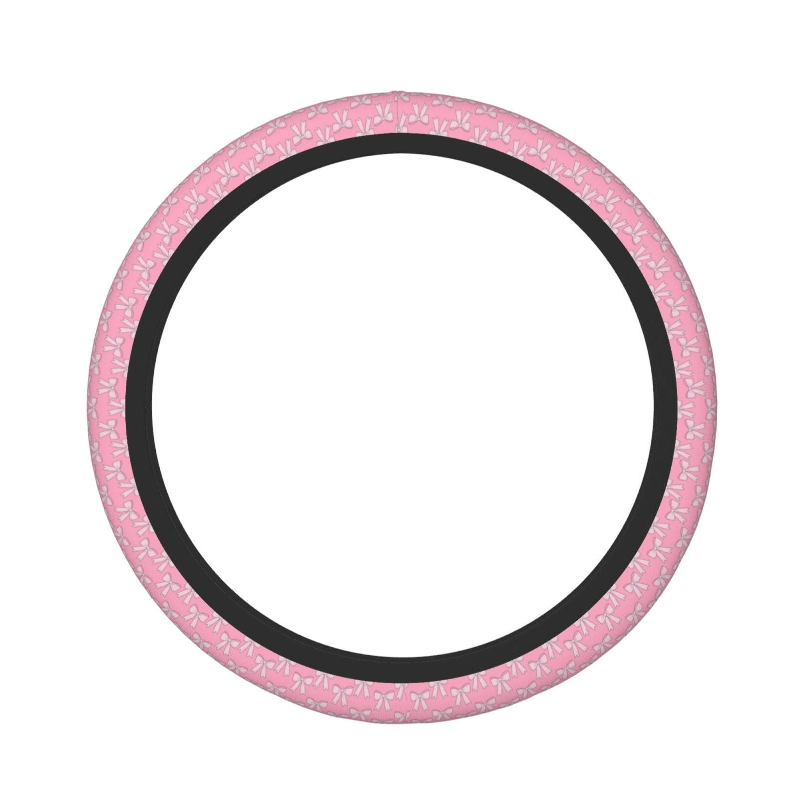 Hirioo bows for Elastic Stretch Steering Wheel Cover Universal 15 Inch ...