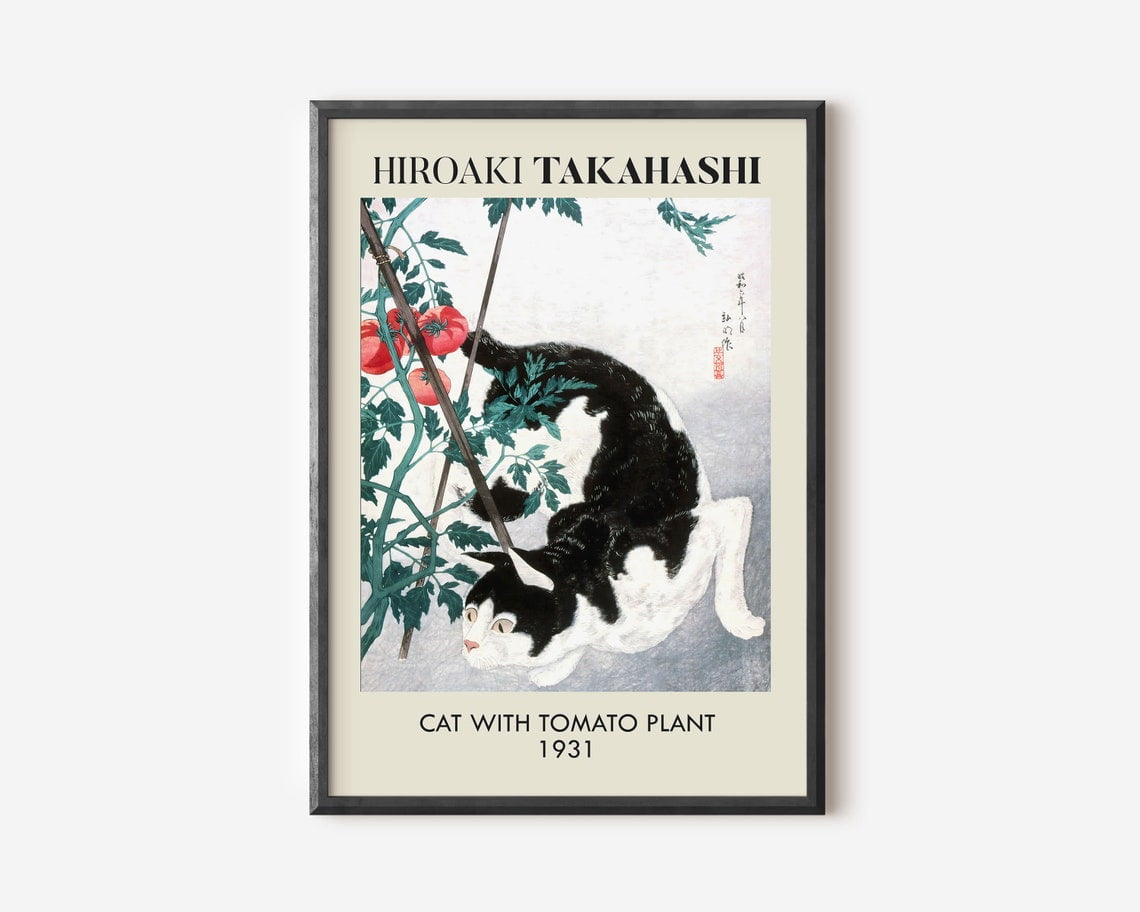 Hiroaki Takahashi Art Print, Japanese Woodblock Poster Takahashi Vintage Exhibition Art Print ...