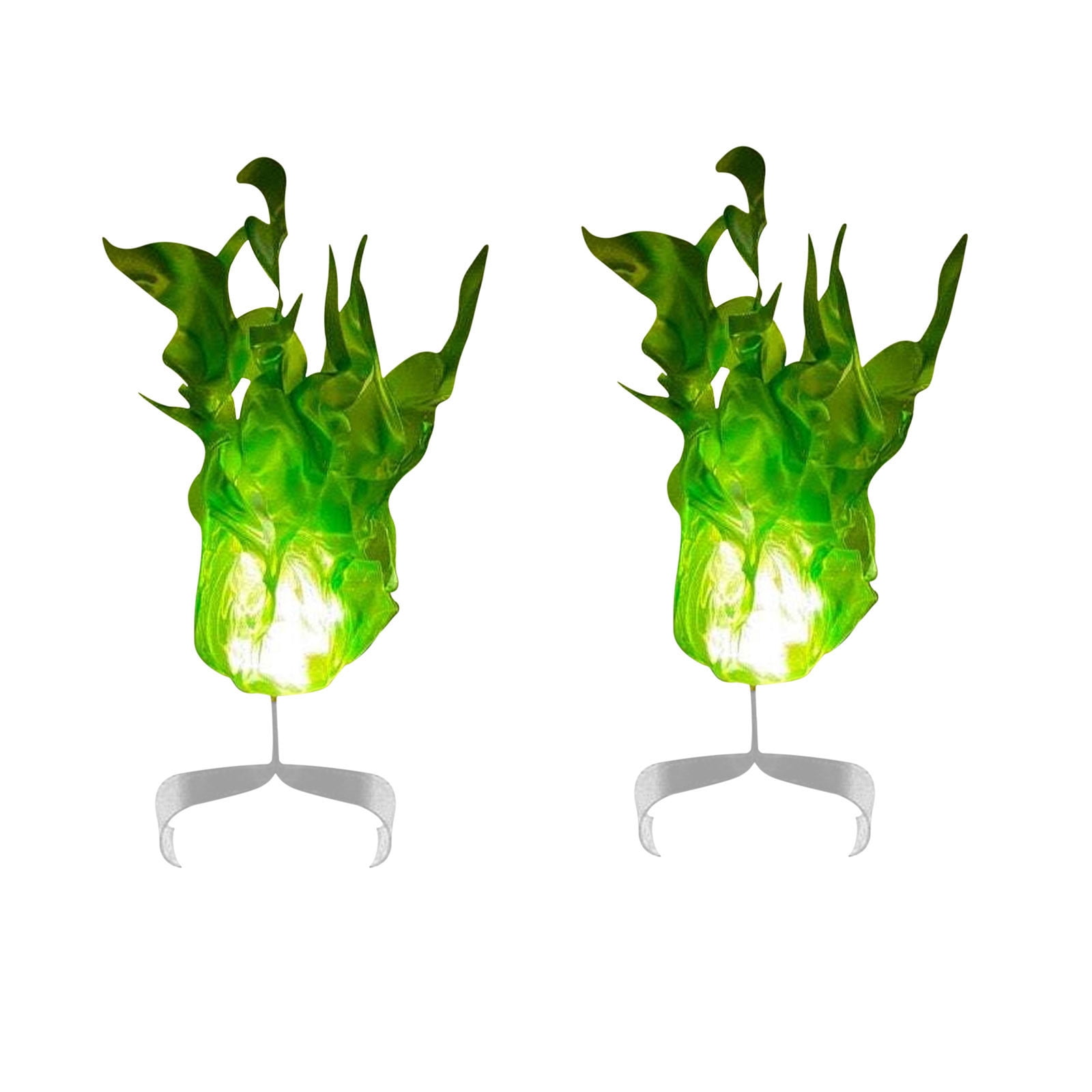 Hiroekza 2-Pack Halloween LED Floating Fireball Decoration – Realistic ...