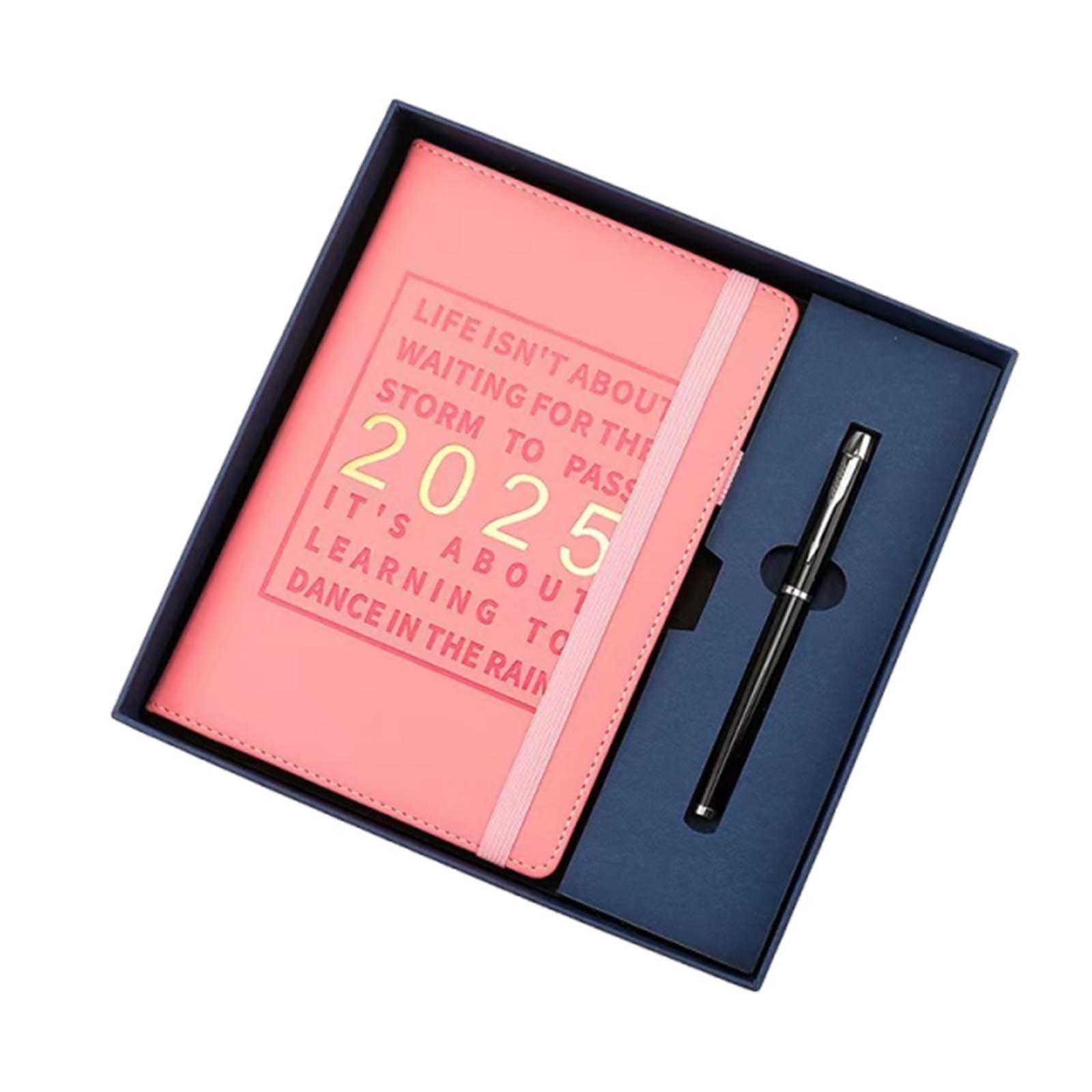 Hiroekza 2025 Calendar Notebook Daily Planner English Calendar Notebook ...