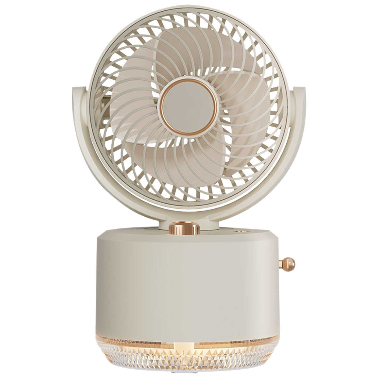 Hiroekza 2025 Desktop Small Fan Shaking Head USB Mini Convenient For ...