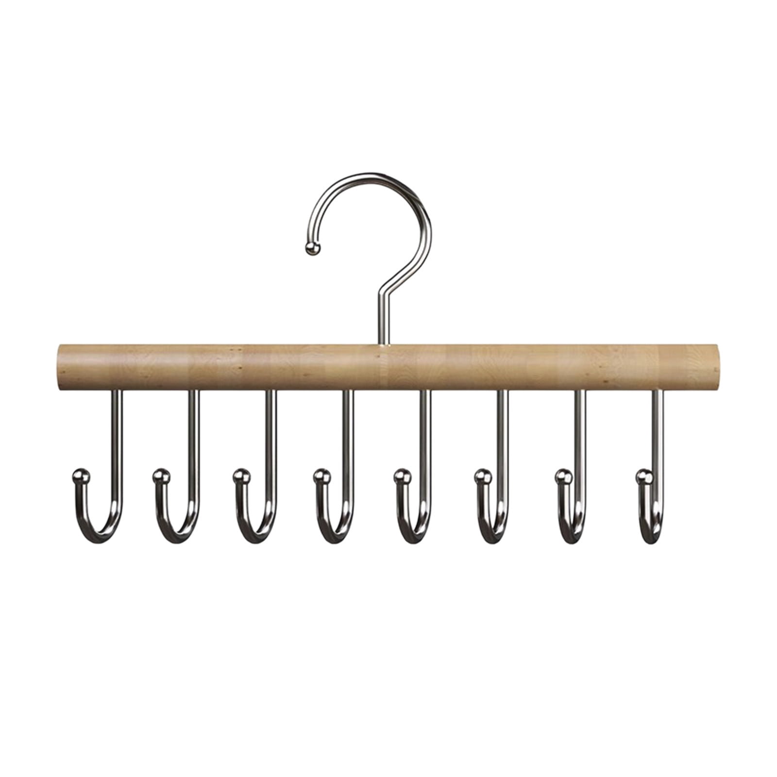 Hiroekza Belt Hanger Organizer for Closet - Sturdy Wooden Hanger Tie ...