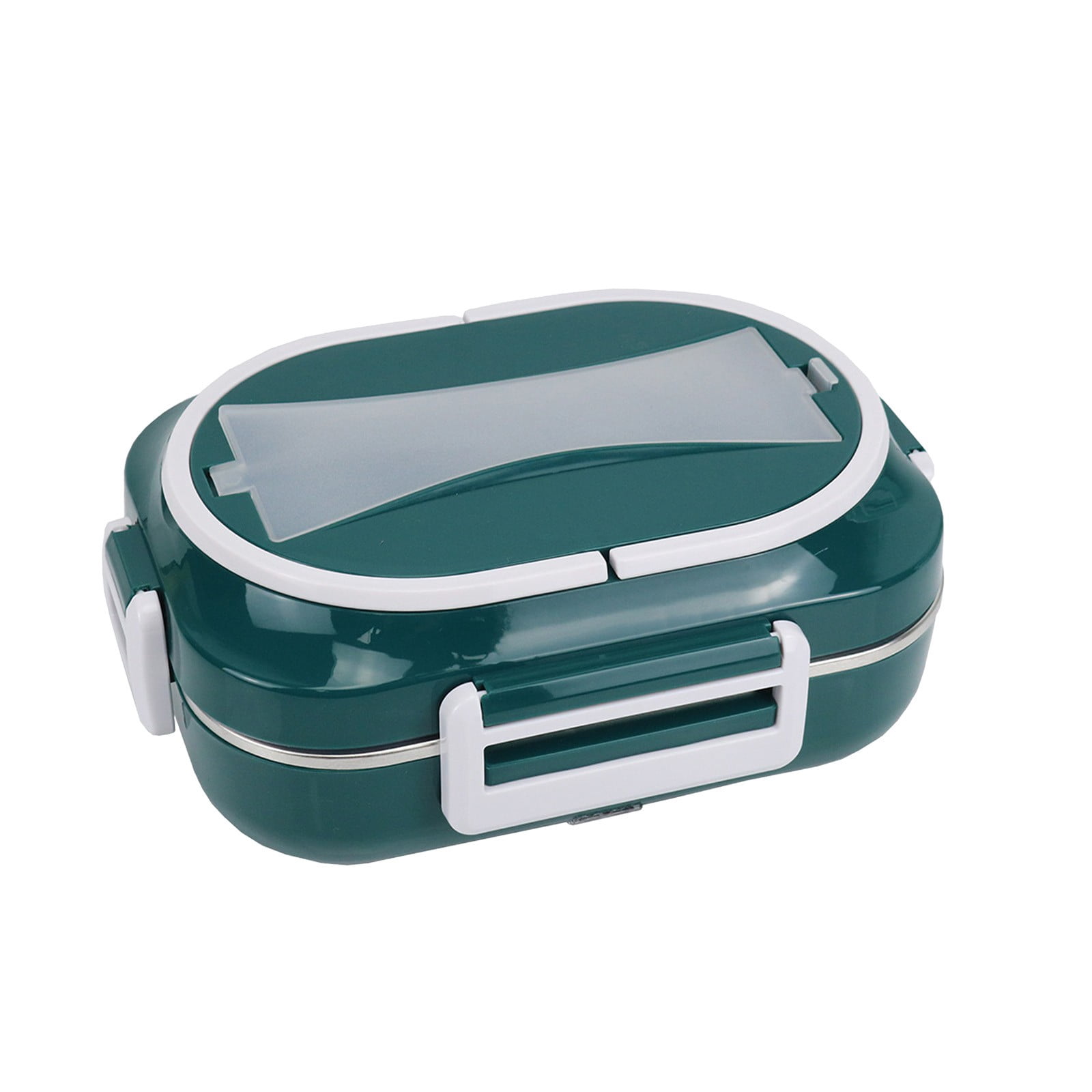 Hiroekza Bento Lunch Box - Three Compartments Leak Proof Heating ...
