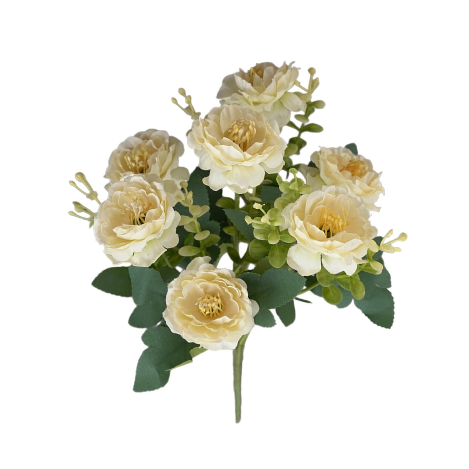 Hiroekza Cabbage Rose Artificial Flower 30cm Real-Like Fake Flowers for ...