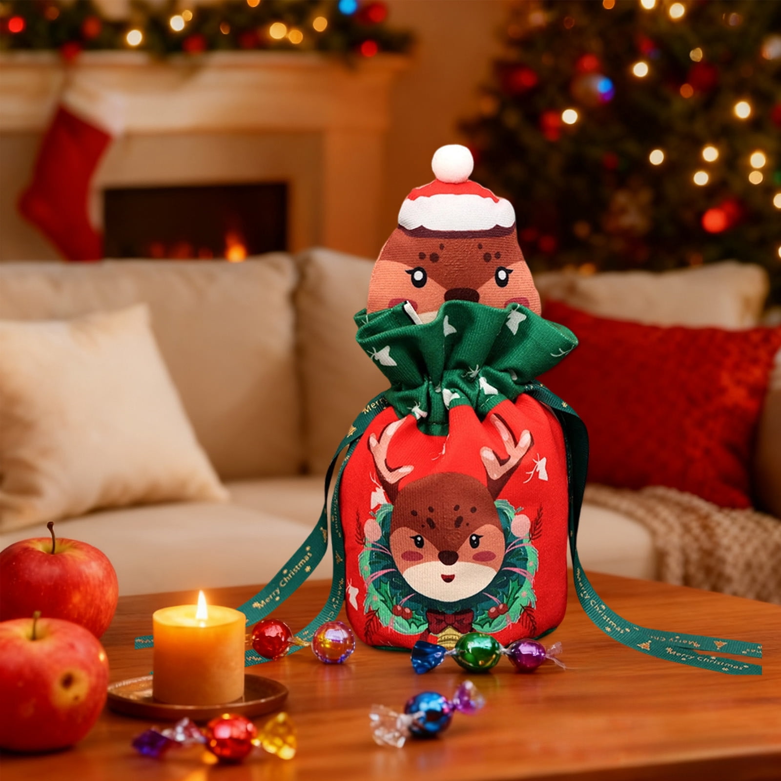 Hiroekza Christmas Decorations, Christmas Gift Bag Christmas Eve Gift ...