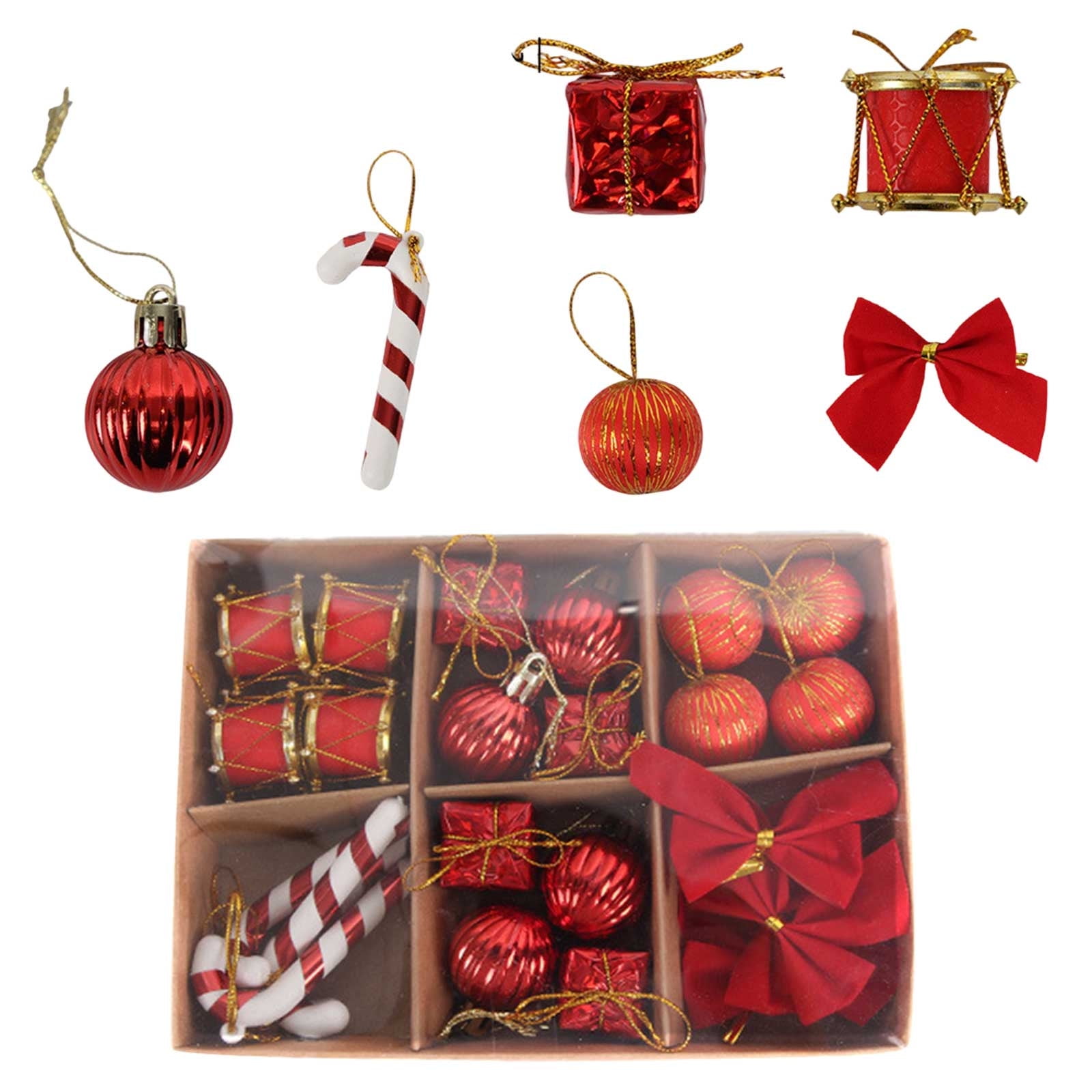 Hiroekza Christmas Decorations, Christmas Tree Bauble Hanging Home ...