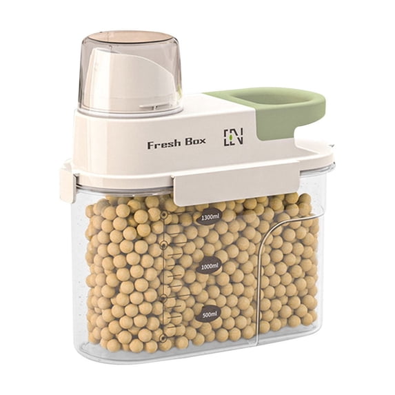 Hiroekza Color Block Grain Storage Container - Household Sealed Food ...