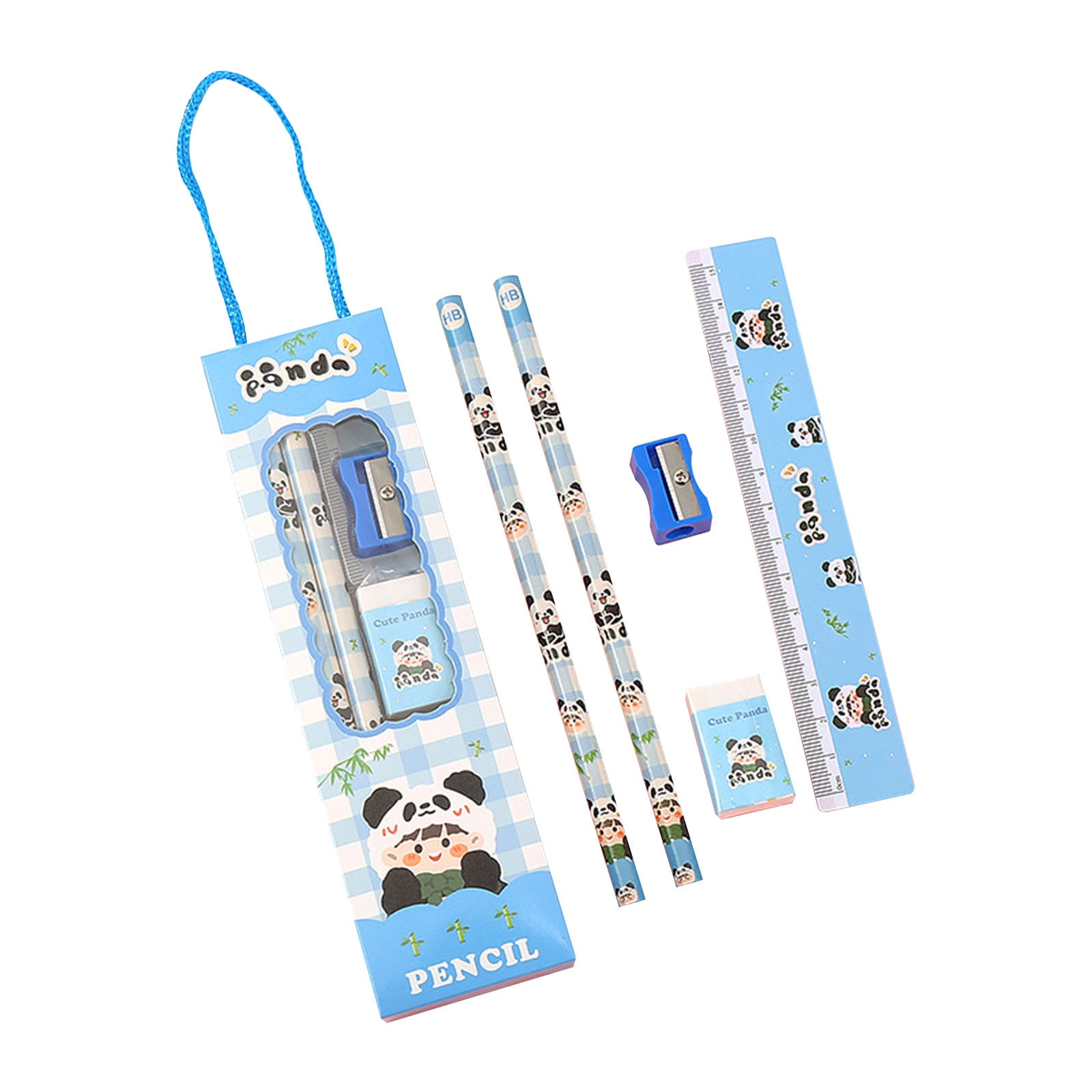 Hiroekza Cute Pencil Set - 5 Piece Wooden Drawing & Sketching Supplies ...