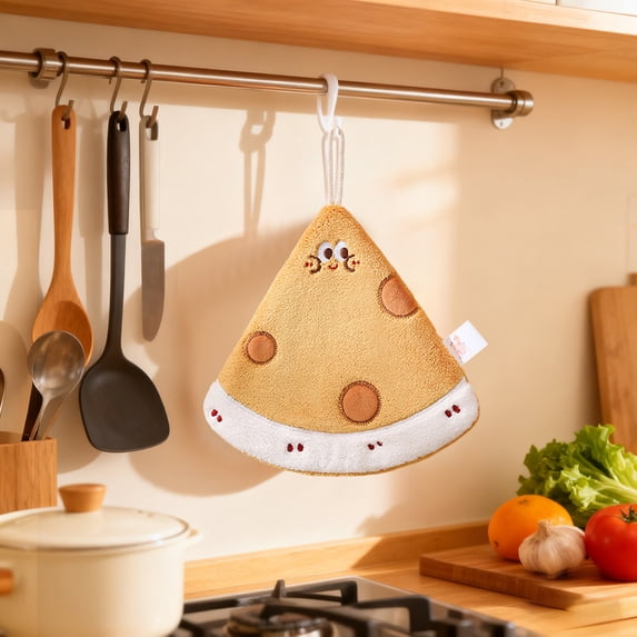 Hiroekza Hand Towel Cartoons Hanging Hand Towel Three Layer Thick Towel ...