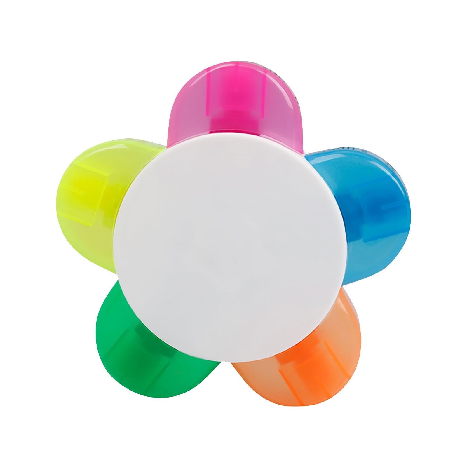 Hiroekza Highlighter 5-Color Marker Pen 5ml Water-Based Fluorescent ...