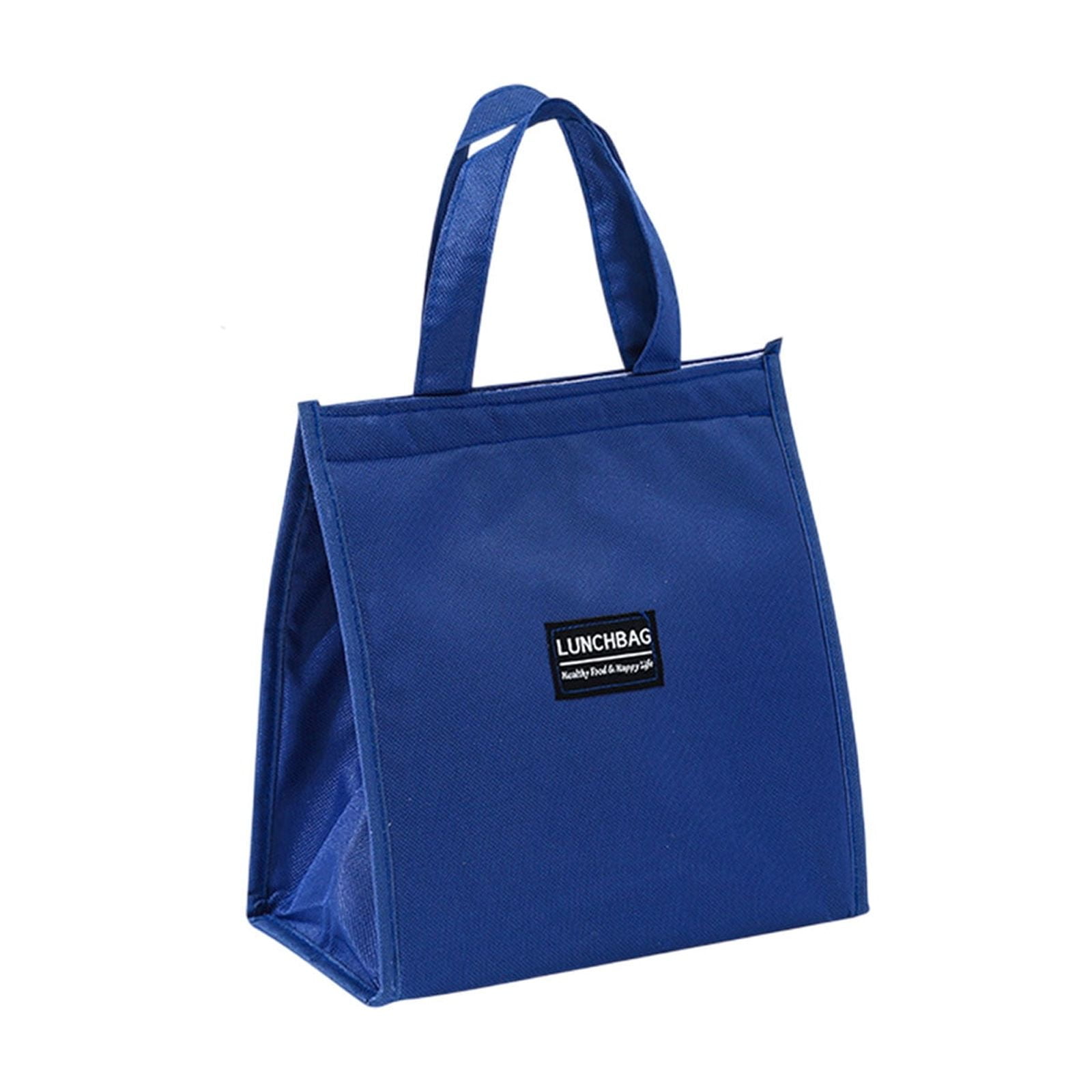 Hiroekza Insulated Lunch Tote Bag - Large Cooler Bag with Mesh Pockets ...