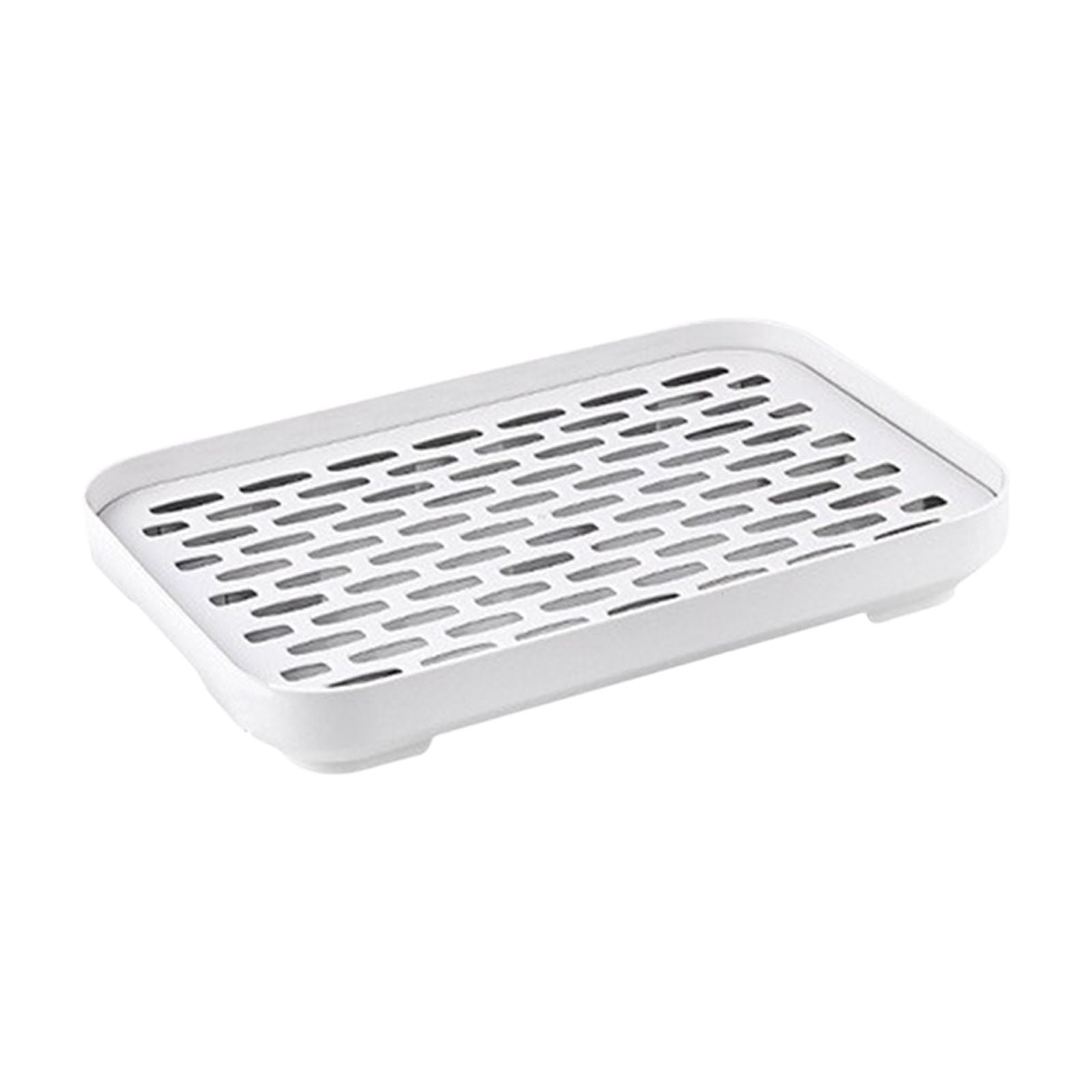 Hiroekza Kitchen Drainage Tray Double Plastic Tea Tray Coffee Table ...