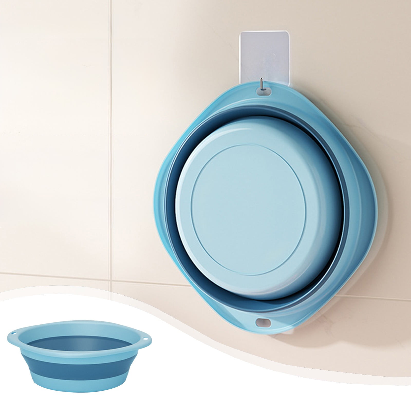 Hiroekza Kitchen Gadgets Collapsibles Wash Basin - Folding Dishs Pans ...