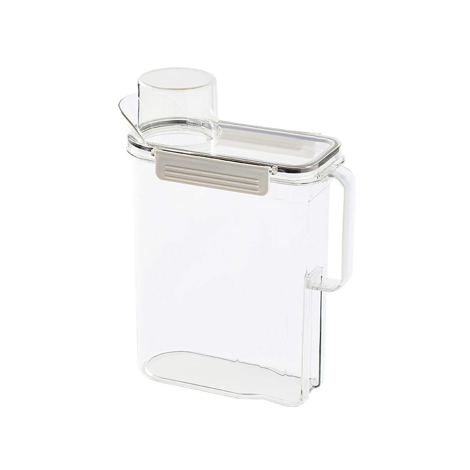 Hiroekza Kitchen Gadgets Plastic Storage Box Dispenser with Measuring ...