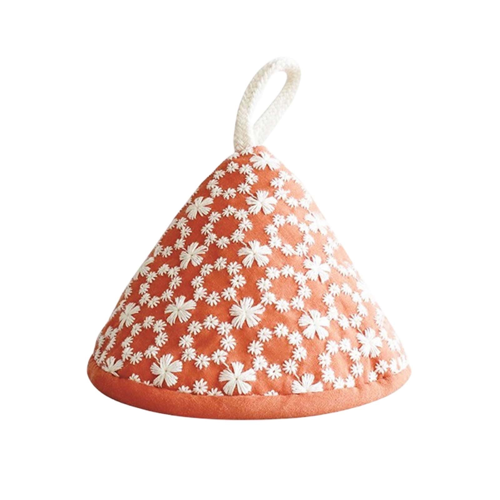 Hiroekza Kitchen Japanese Small Floral Embroidery Kitchen Scald-proof ...