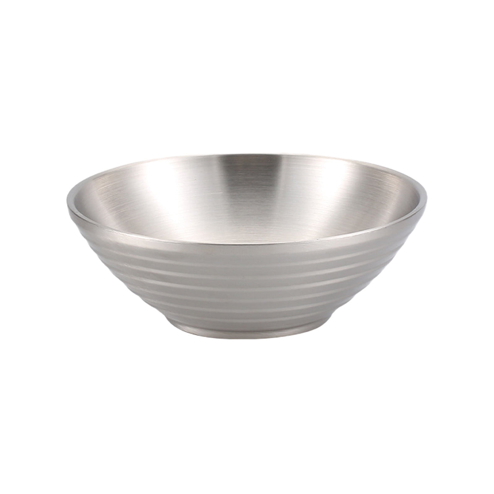 Hiroekza Kitchen Stainless Steel Bucket Bowl Ramen Bowl Japanese Cold ...