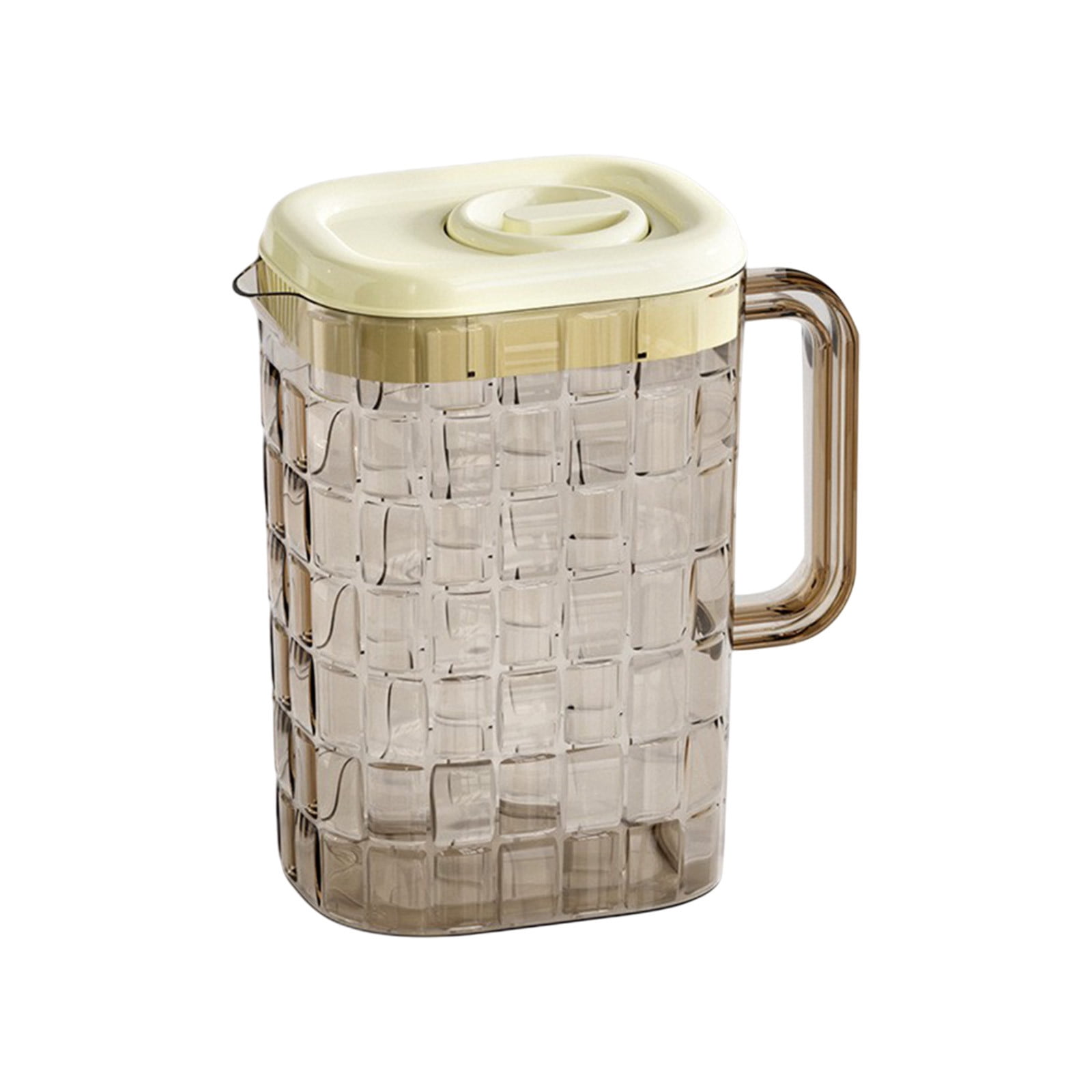 Hiroekza Large Capacity 2L Water Pitcher with Lid and Spout Plastic ...