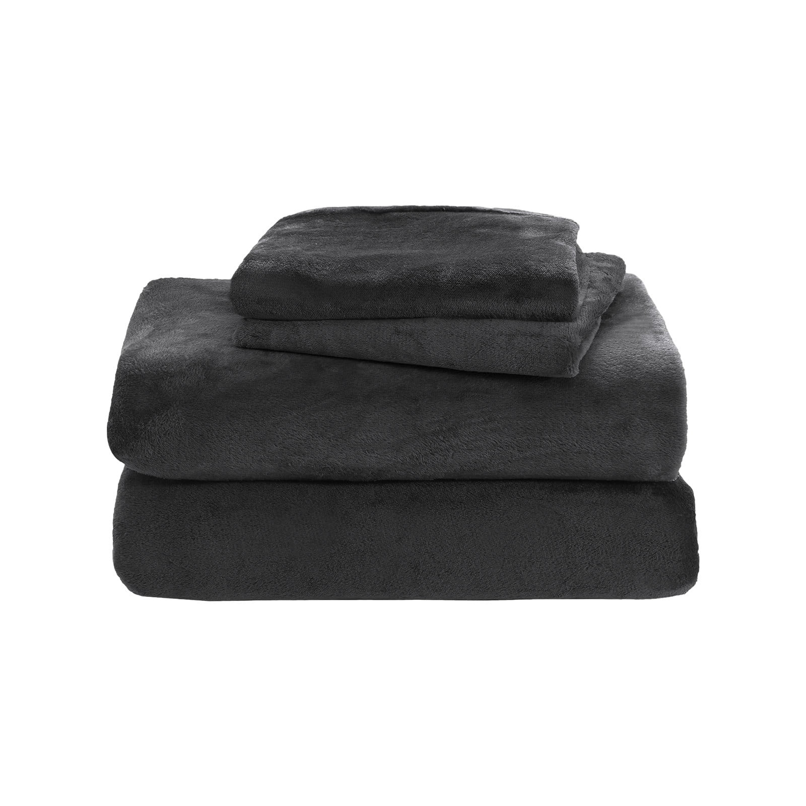 Hiroekza Luxuriously Soft 3-Piece Velvet Flannel Twin Sheet Set - Ultra ...