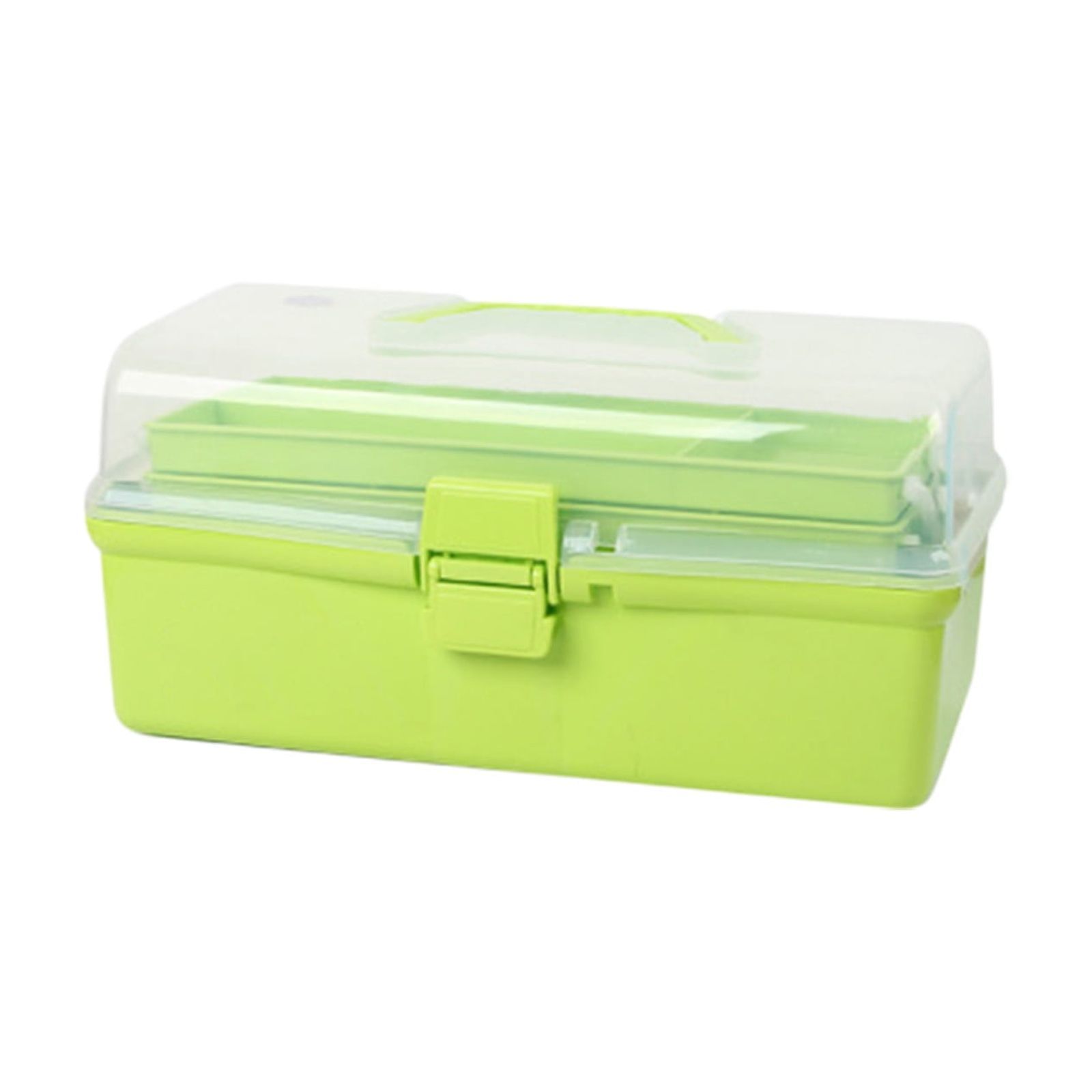 Hiroekza Medicine Organizer Plastic Rectangular Divider Box Portable ...