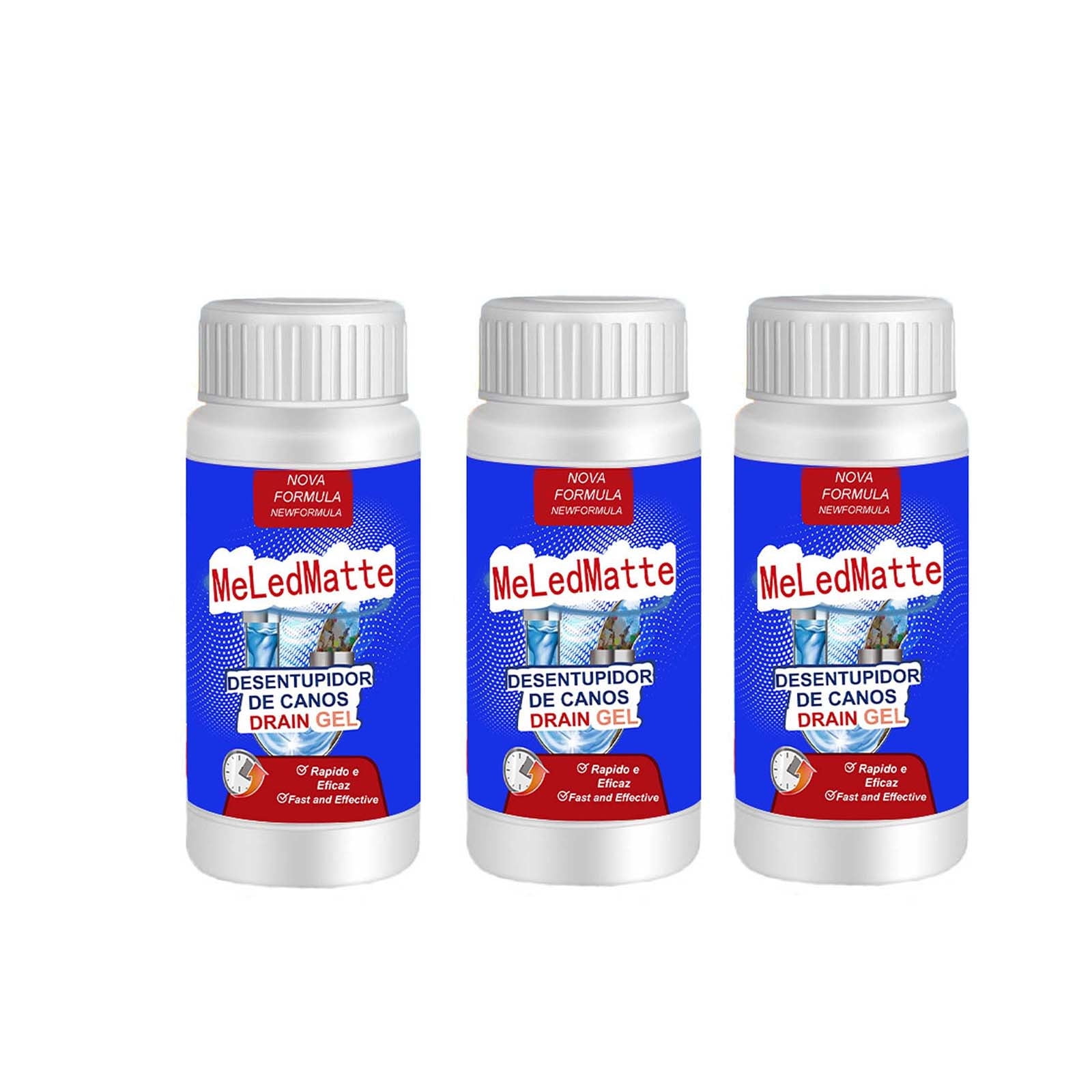 Hiroekza Pipe Line Dredging Agent 3-Pack Powerful Decontamination Stain ...