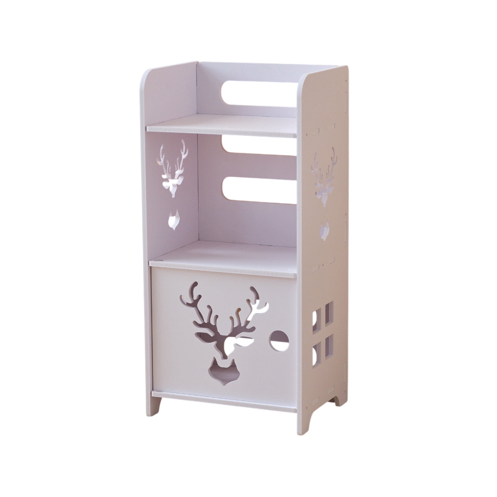 Hiroekza Scandinavian Modern Bedside Table Storage Study Side Table ...