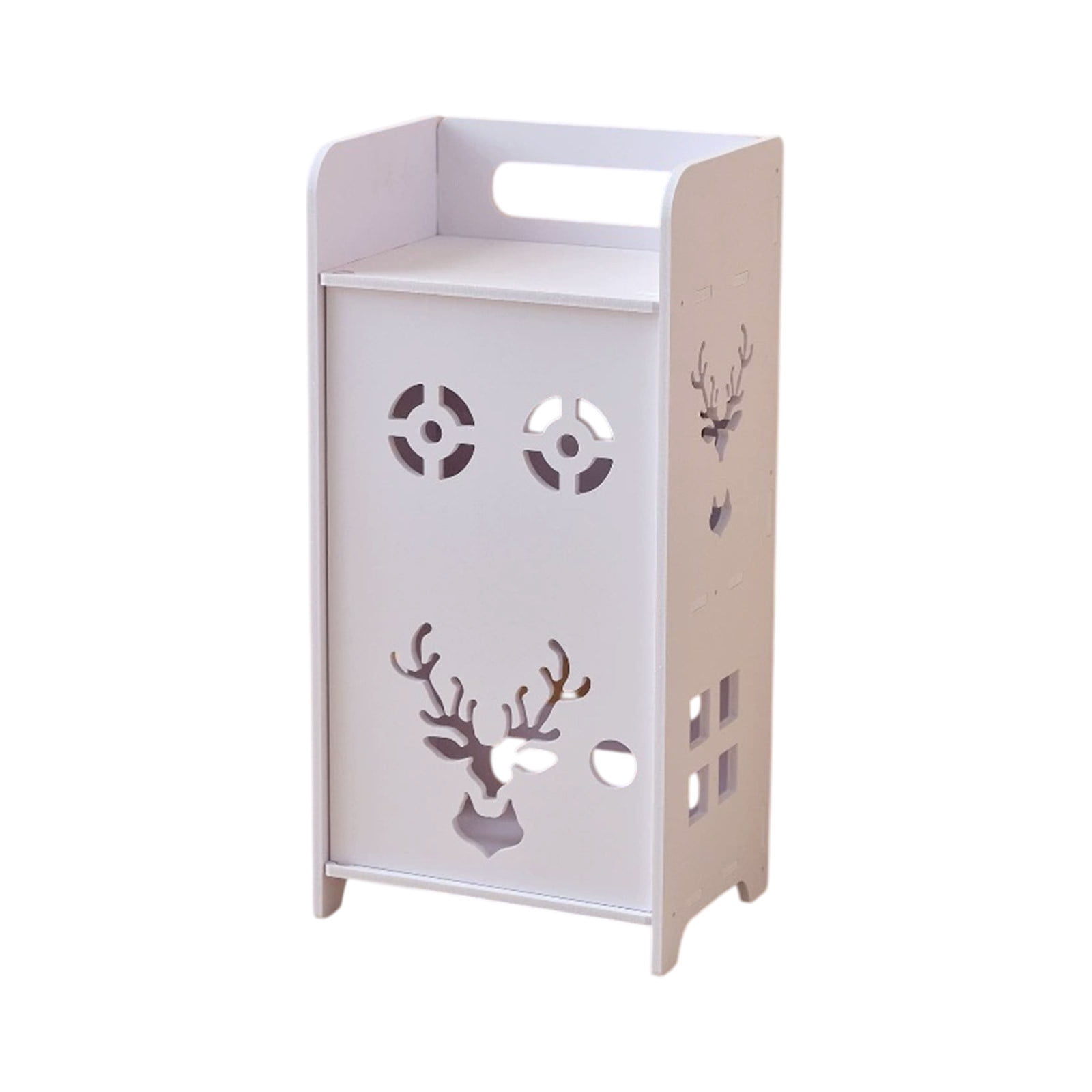 Hiroekza Scandinavian Modern Bedside Table Storage Study Side Table ...