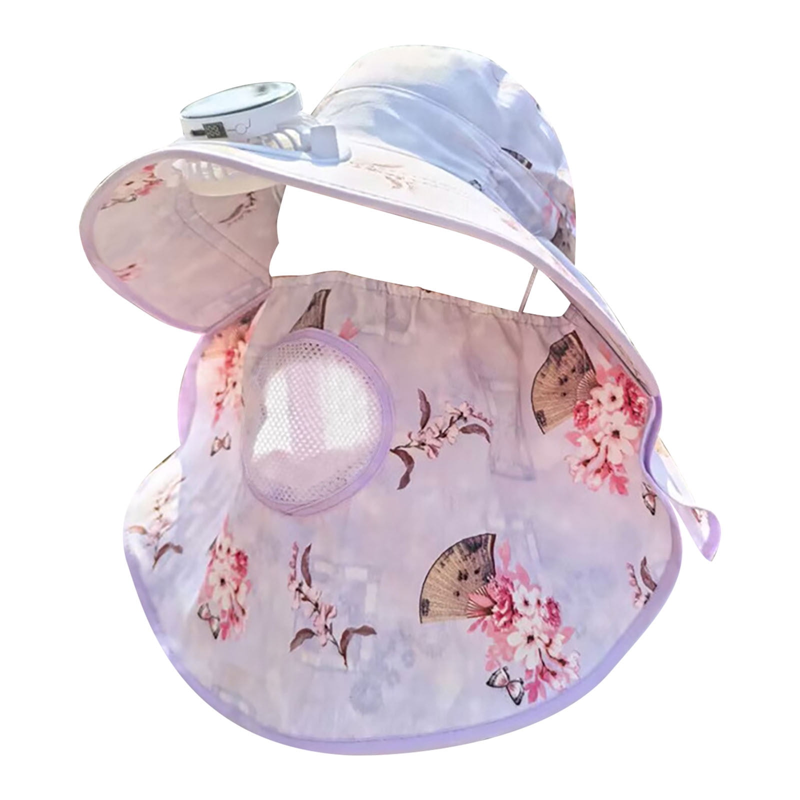 Hiroekza Solar-Powered Cooling Sun Hat with Fans for Women - Adjustable ...