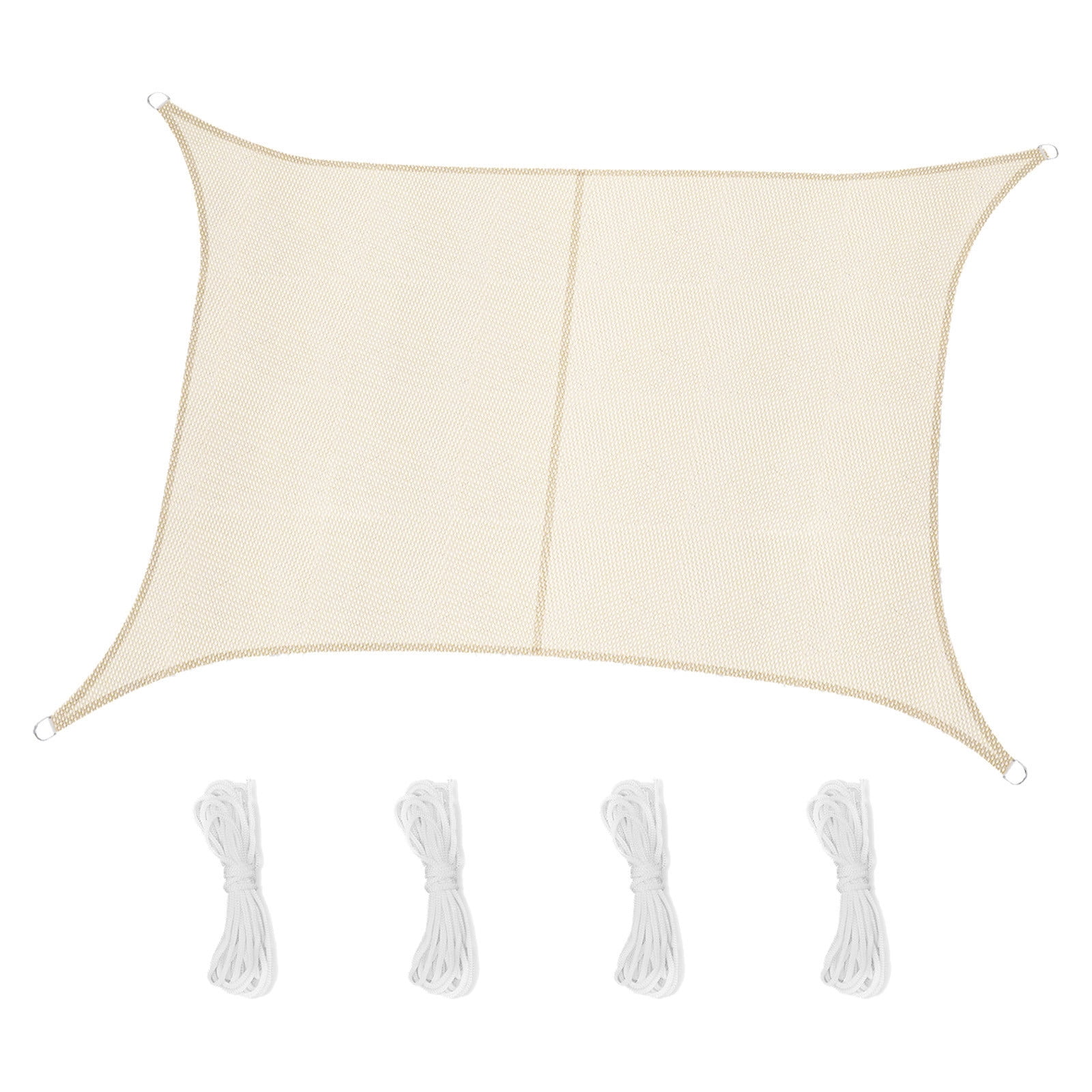 Hiroekza Sun Shade Sail Outdoor Shade Cloth for Deck, Backyard, Patio ...