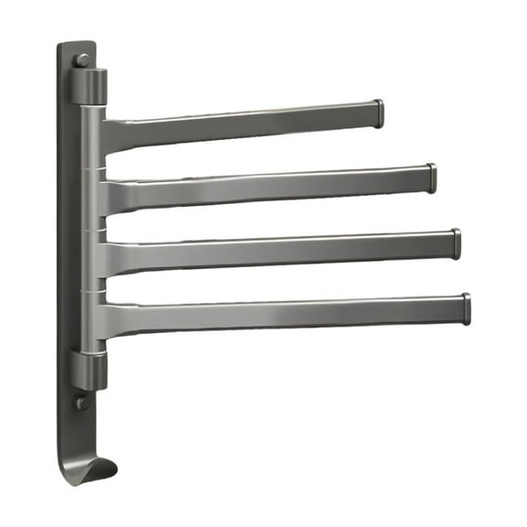 304 Stainless Steel Perforated Towel Rack | Magnetic & Hook Back-of ...