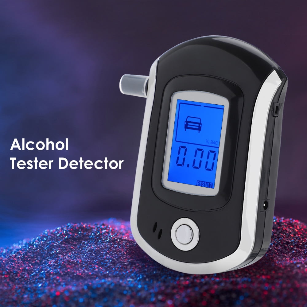 Hiroke Portable Alcohol Tester, Professional Breathalyzer Digital Dark ...