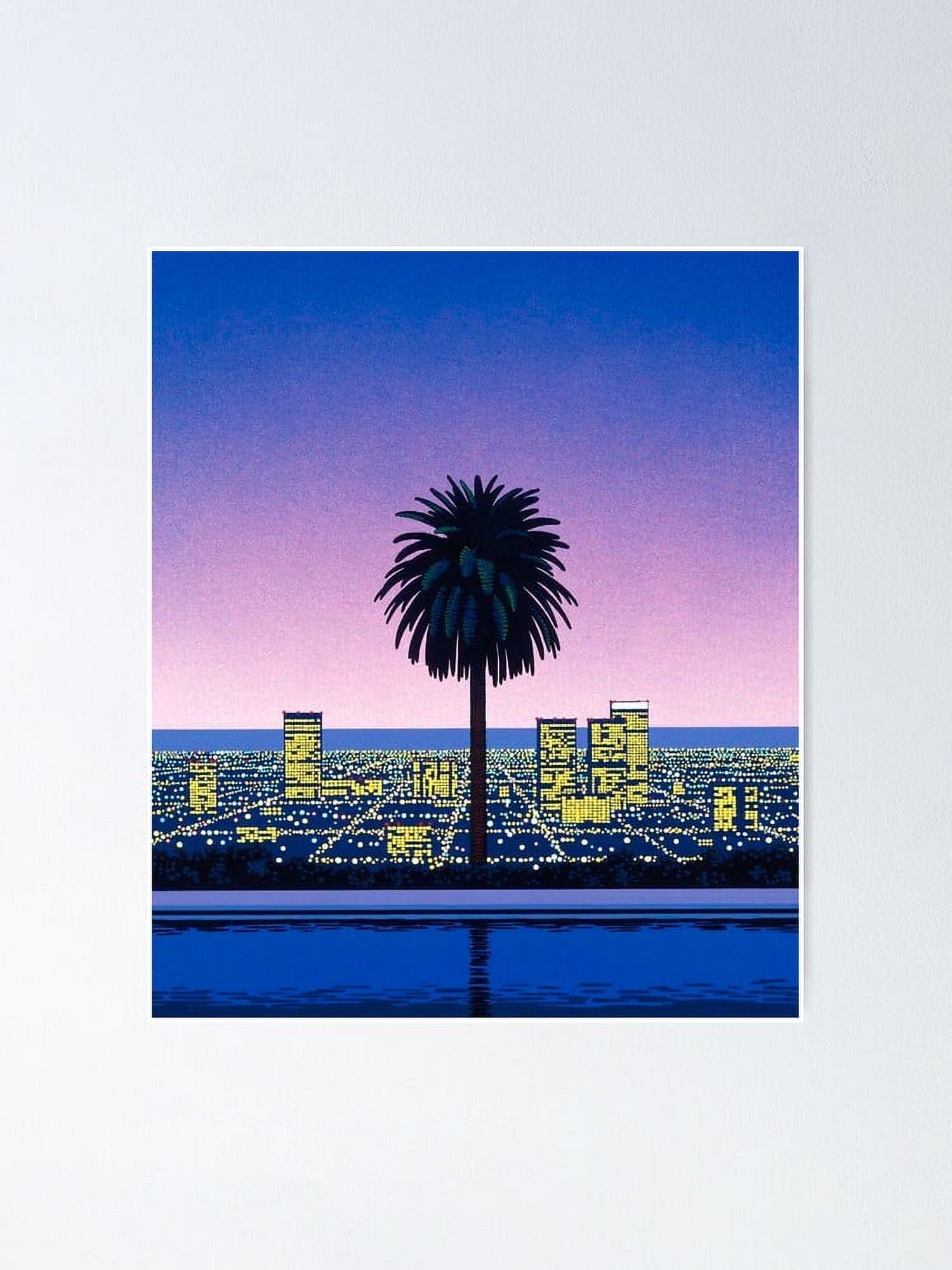 Hiroshi Nagai Vaporwave Modern Art Decor Unframe - Walmart.com
