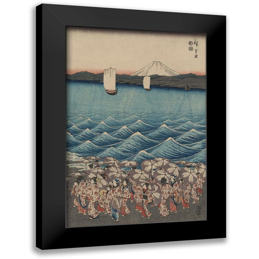Hiroshige, Ando 11x14 Black Modern Framed Museum Art Print Titled ...
