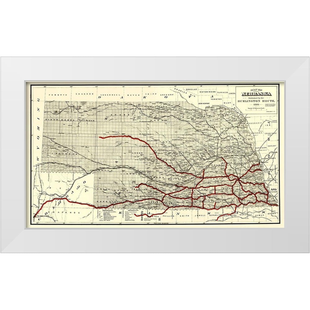 Hirschfield 18x12 White Modern Wood Framed Museum Art Print Titled ...
