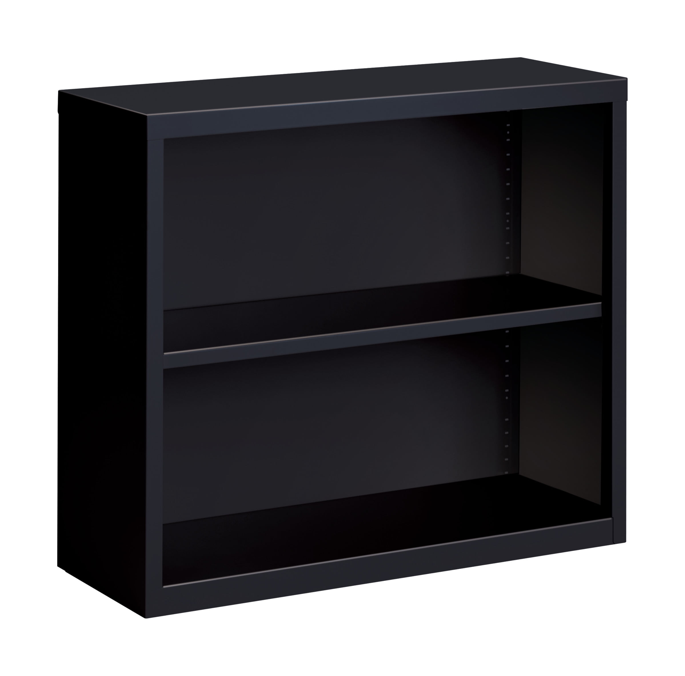 Hirsh 2 Shelf Metal Bookcase, 30in. Height, Black - Walmart.com