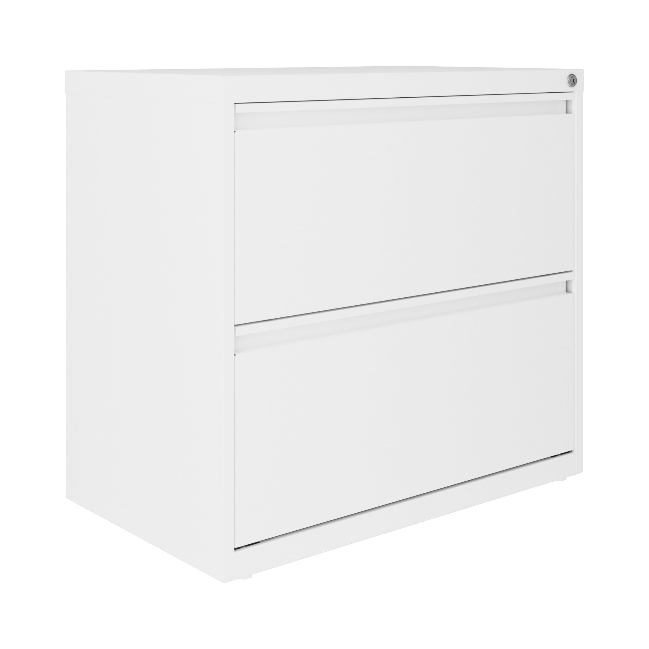 Hirsh 30 Inch Wide 2 Drawer Lateral File Cabinet, Metal, White, Office ...