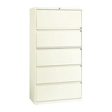 Hirsh 36 Inch Wide 5 Drawer Metal Lateral File Cabinet for Home and ...