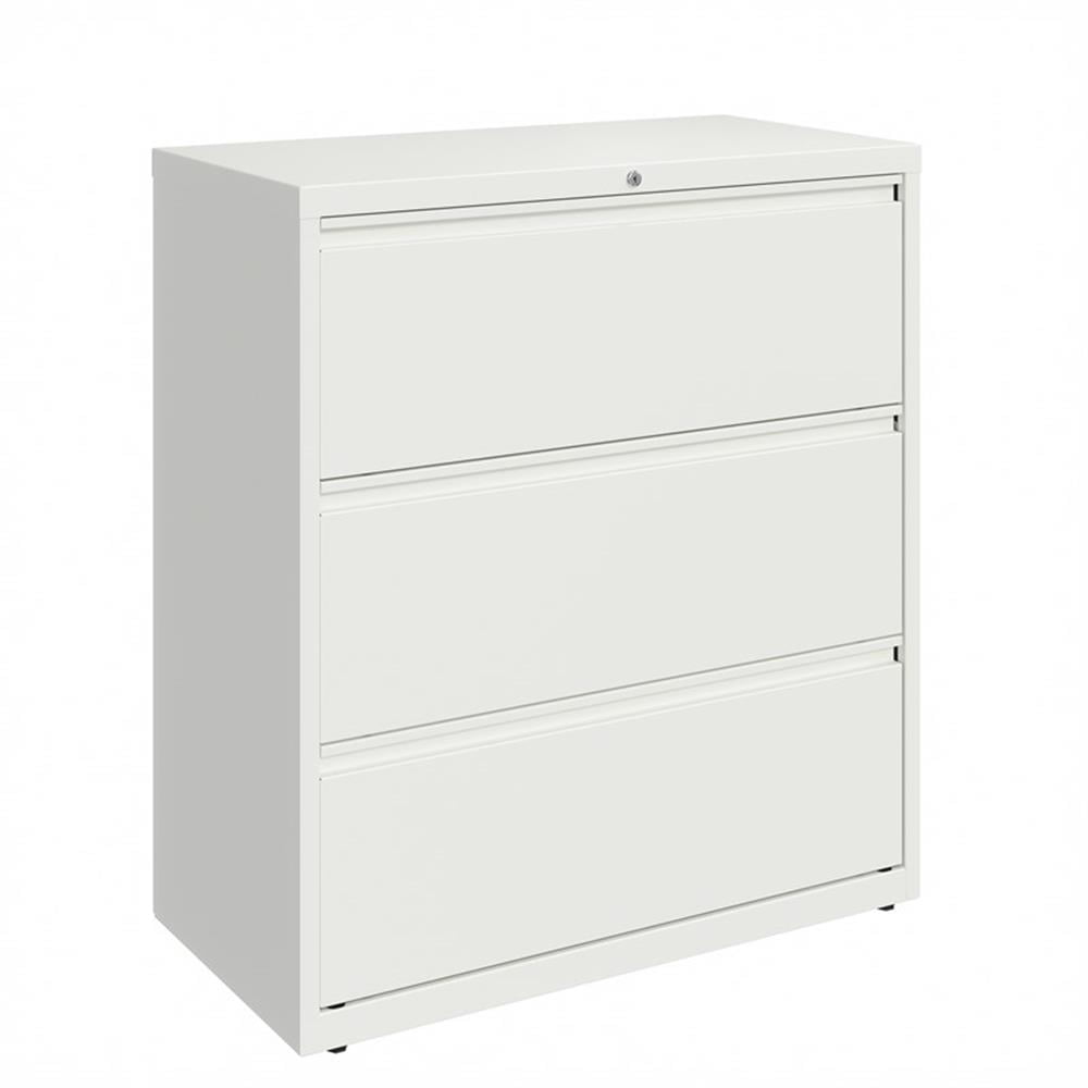 Hirsh 36" Wide 3 Drawer Metal Lateral File Cabinet - White - 2 units ...