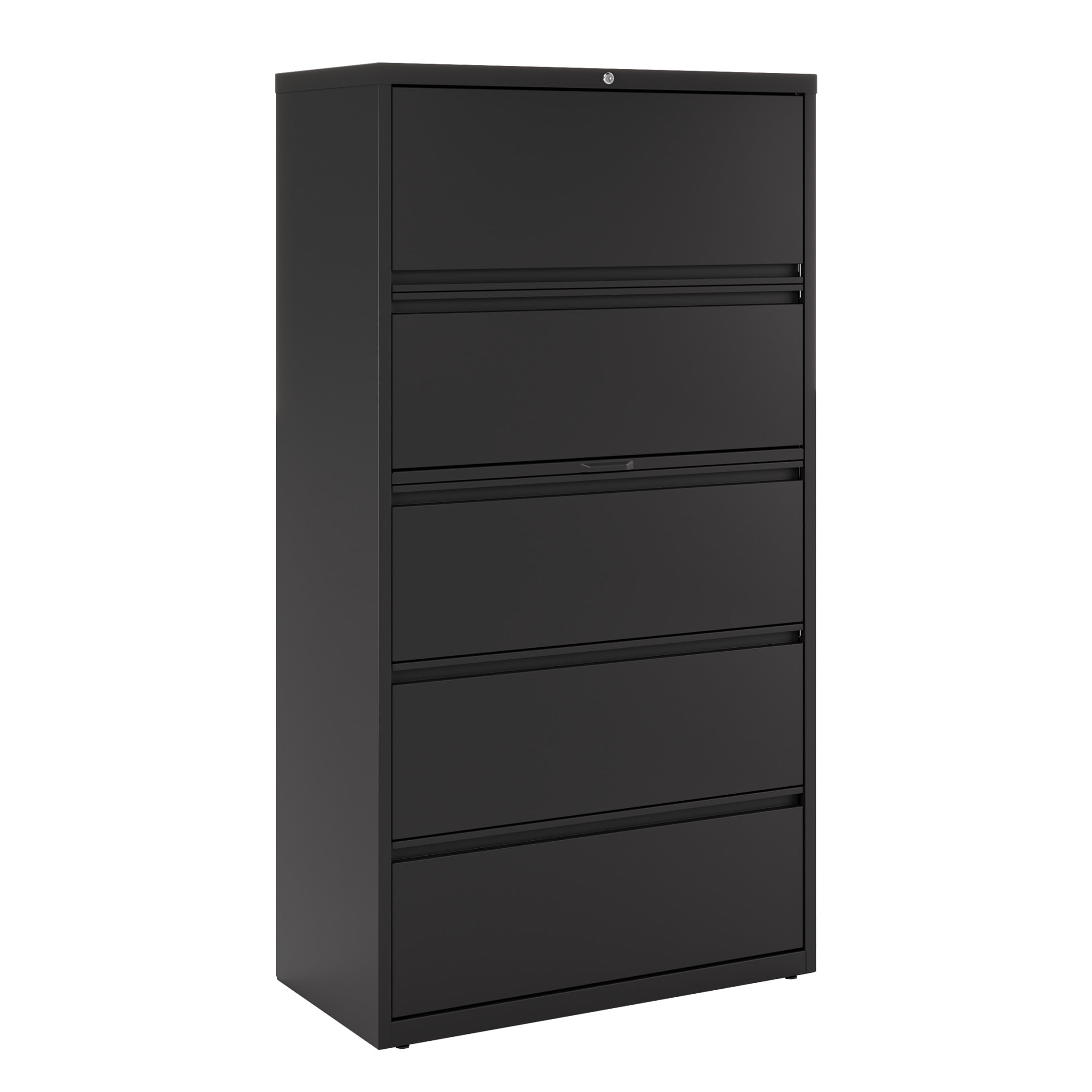 Hirsh 36 inch Wide 5 Drawer Metal Lateral File Cabinet for Home and ...