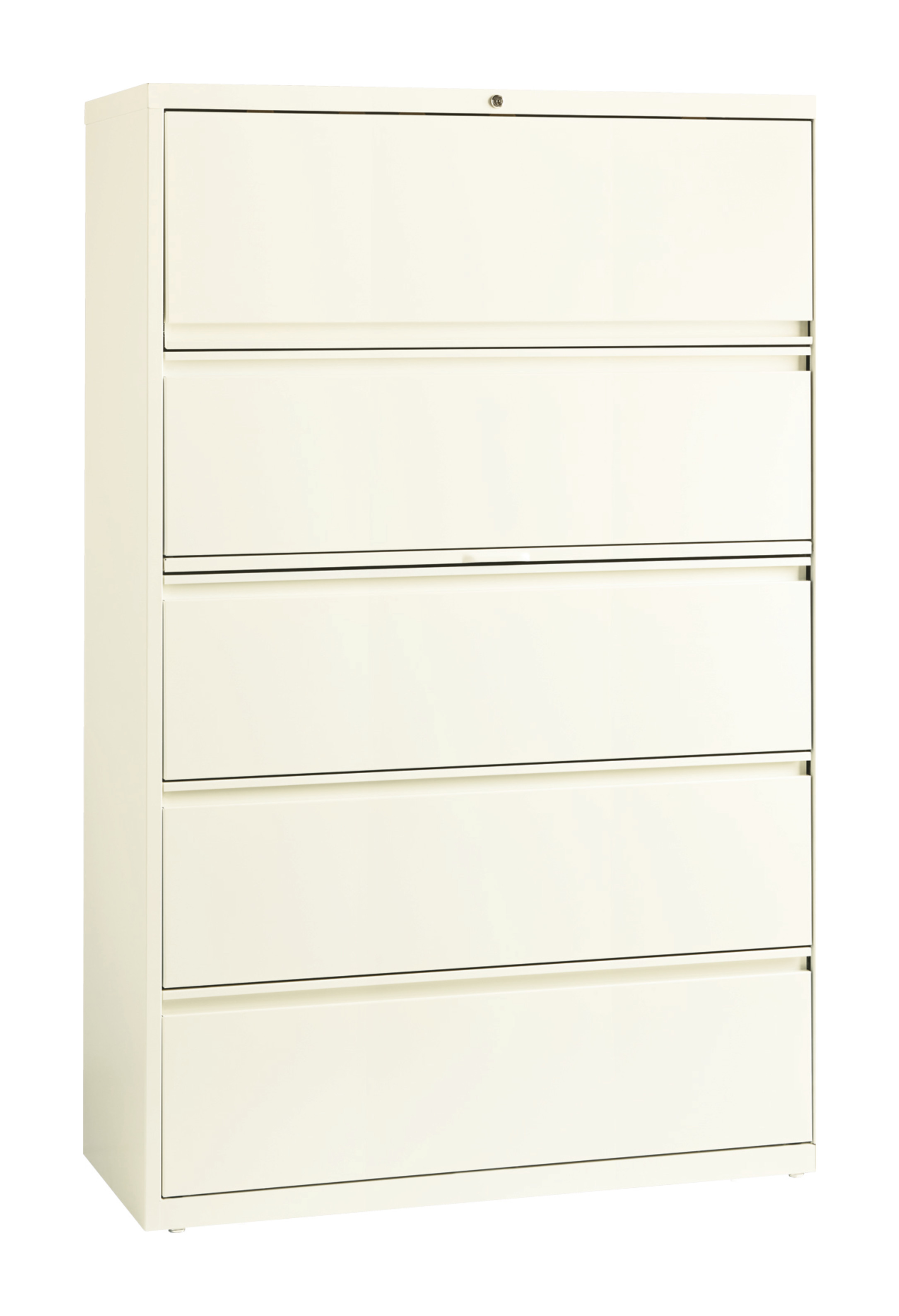 Hirsh 42 Inch Wide 5 Drawer Metal Lateral File Cabinet for Home and ...