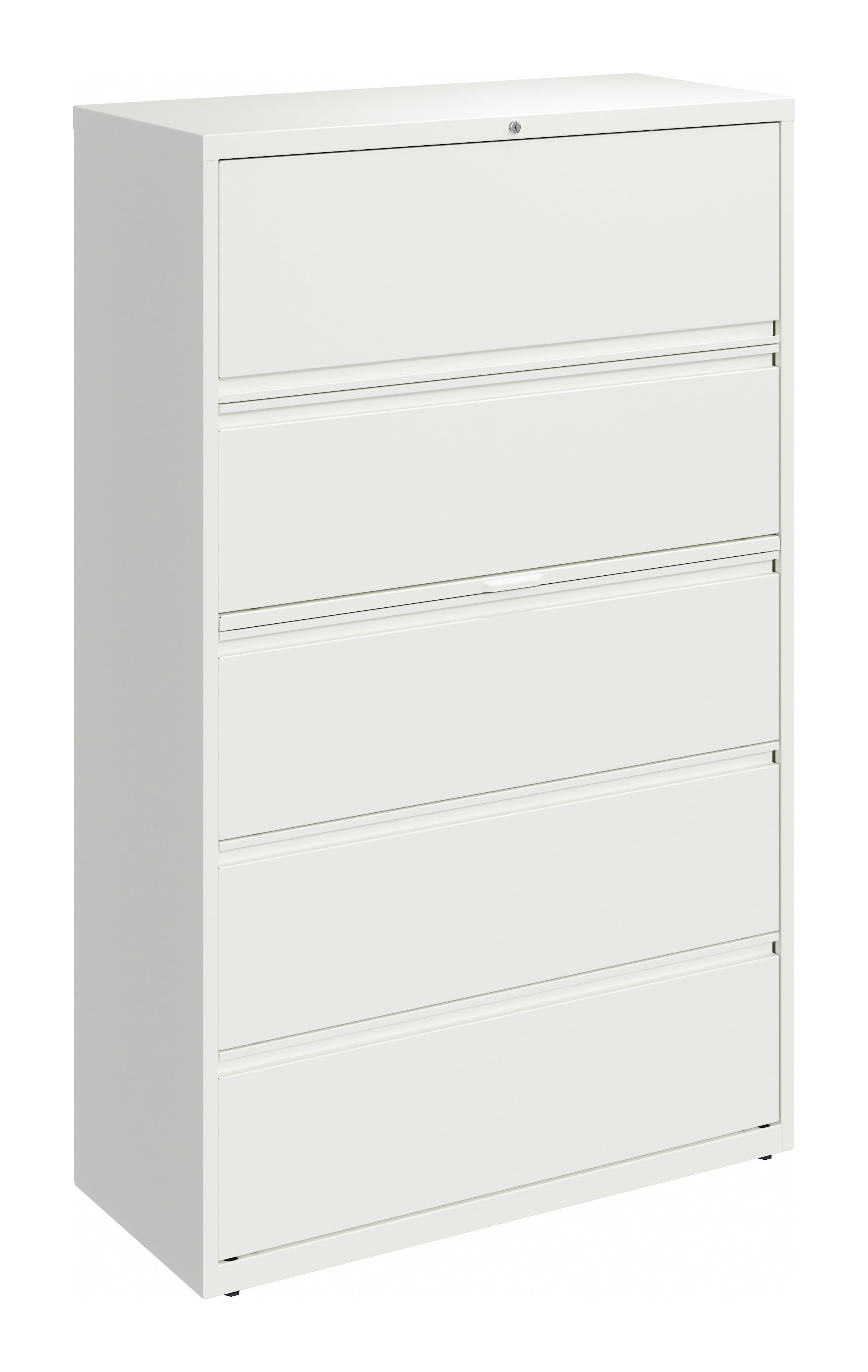 Hirsh 42 inch Wide 5 Drawer Metal Lateral File Cabinet for Home and ...