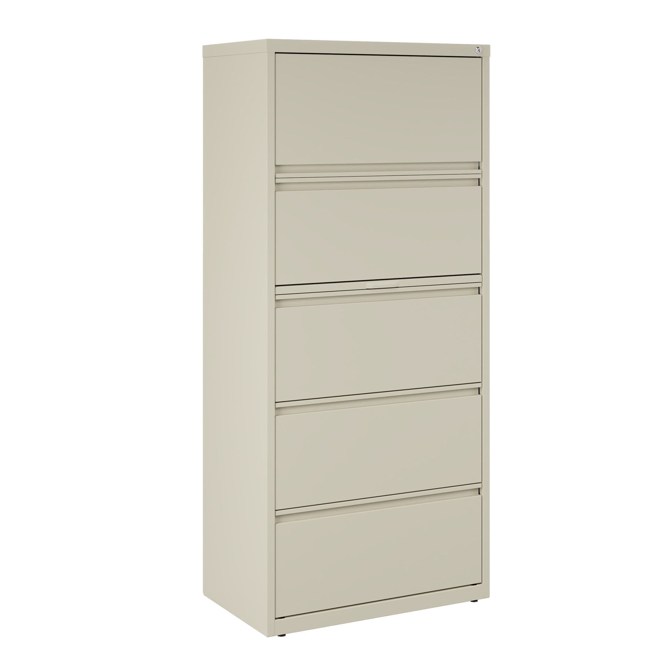 Hirsh Industries Lateral File Cabinet, 5 Letter/Legal/A4-Size File ...