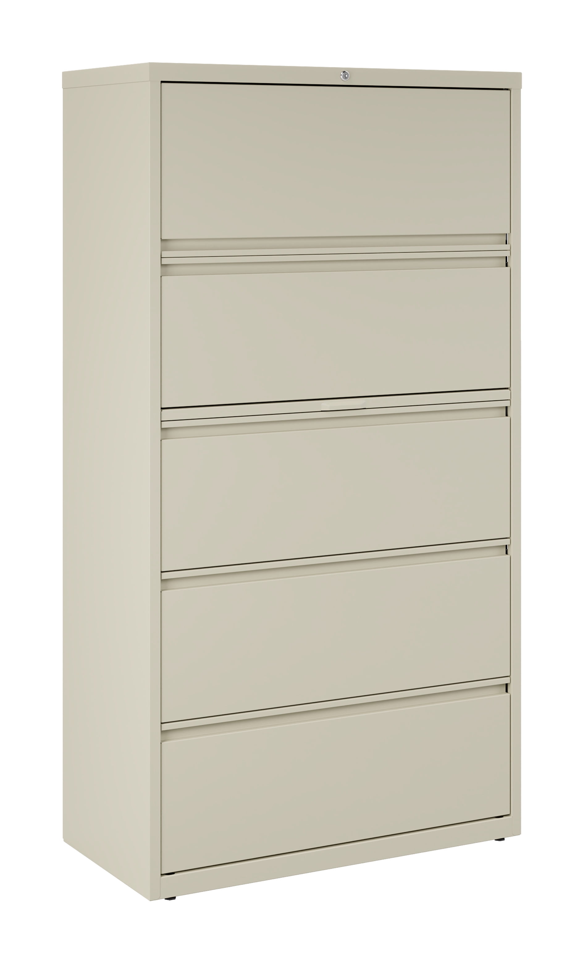 Hirsh Pro 36 inch Wide 5 Drawer Metal Lateral File Cabinet for Home and ...