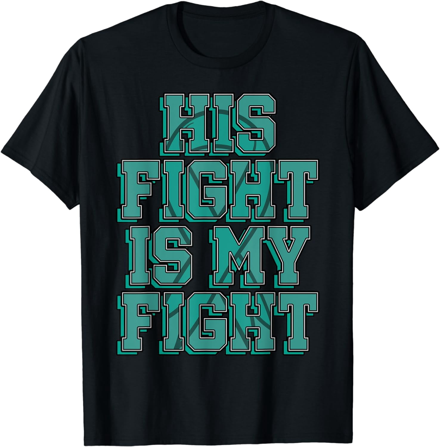 His Fight Is My Fight Tourette Syndrome Coprolalia Tics Gift Cotton T ...