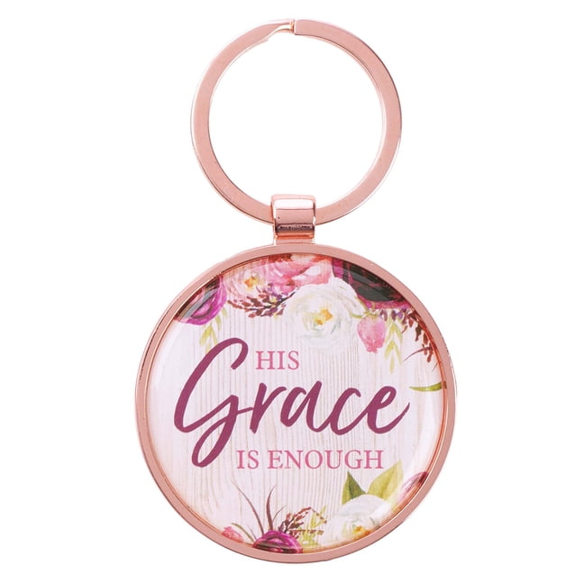 Keyring in Tin His Grace Is Enough - 2 Cor 12:9, (Hardcover) - Walmart.com
