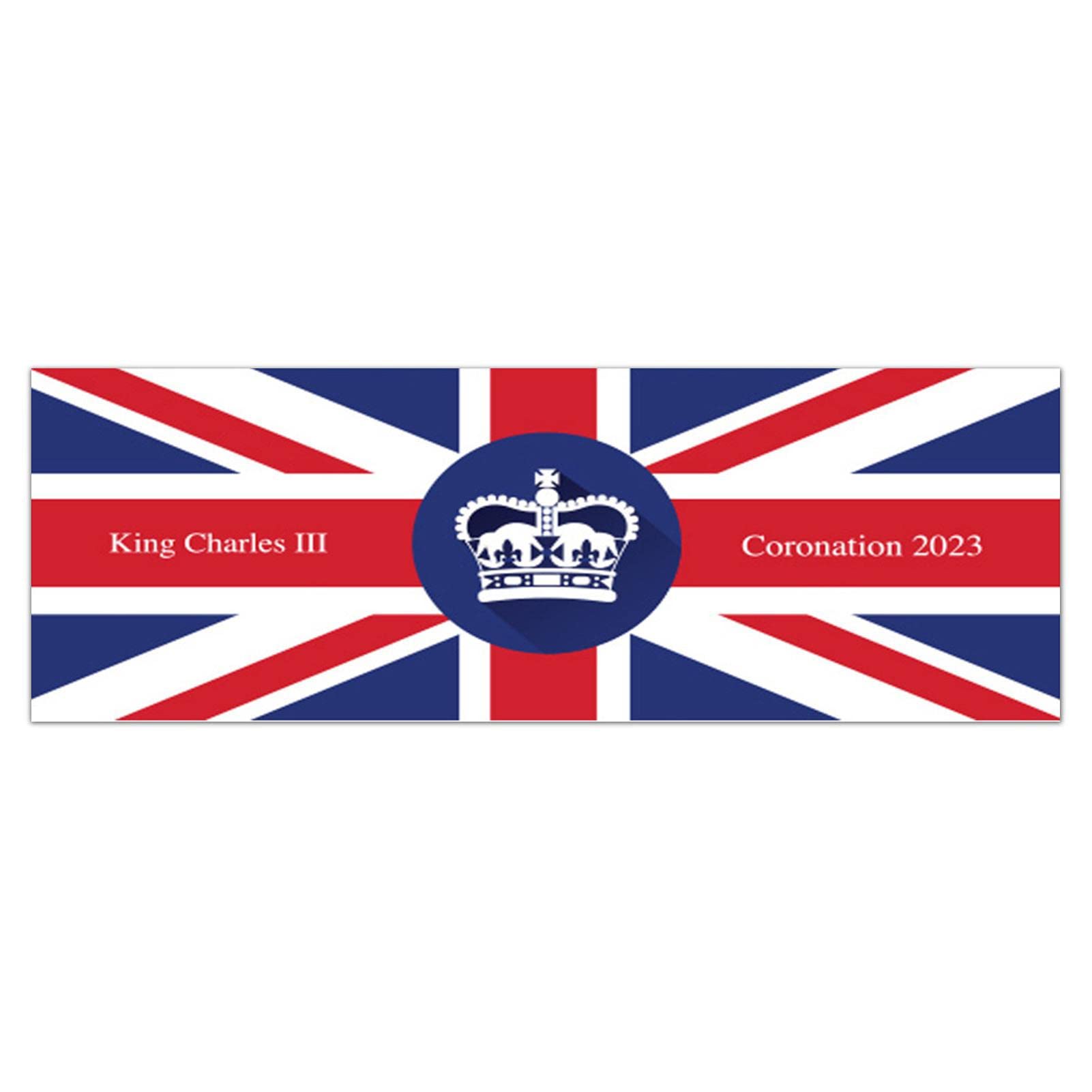 His Majesty Banner for King Charles III Coronation rations Banners ...