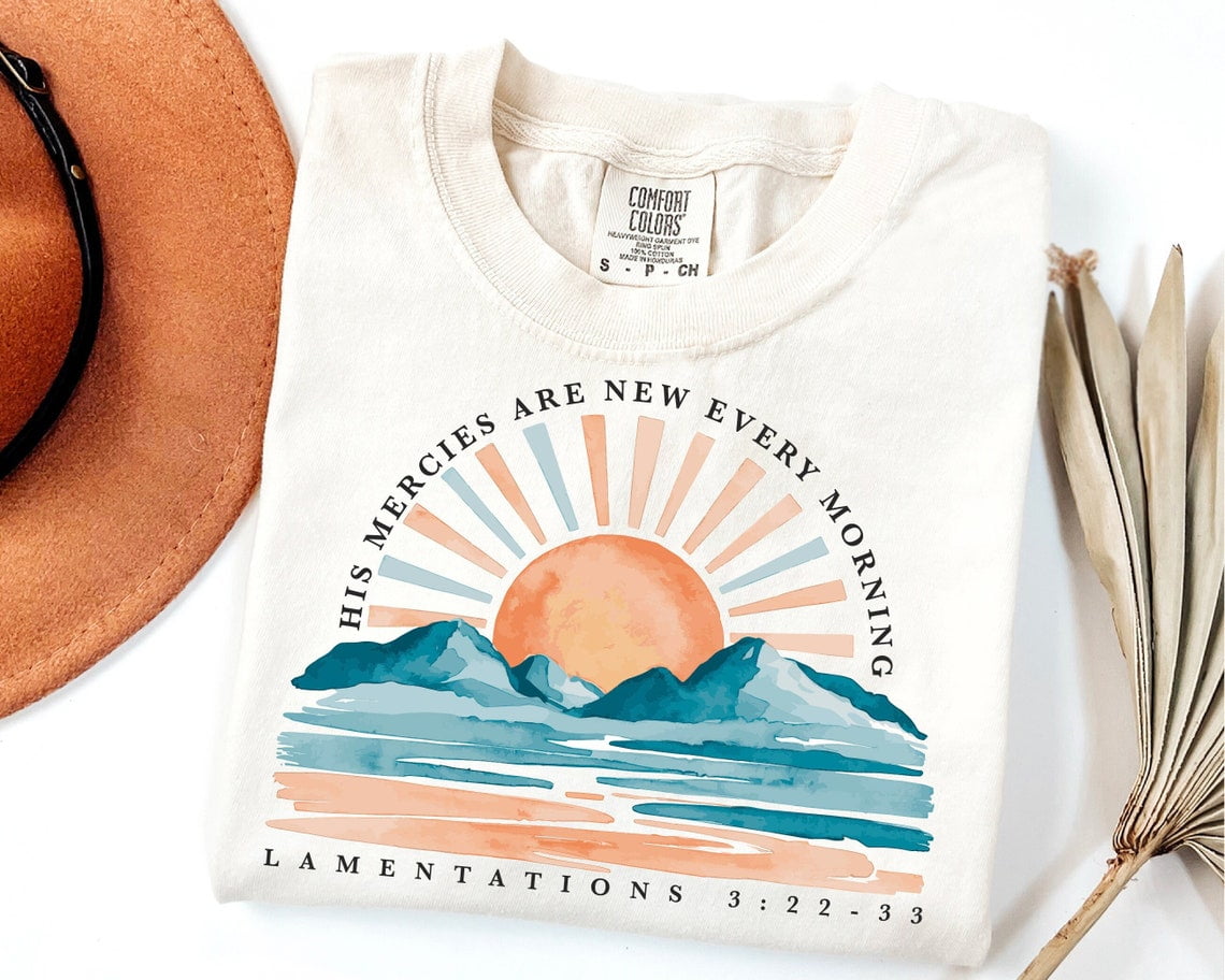 His Mercies Are New Every Morning Png, Christian Bible Verse Png ...